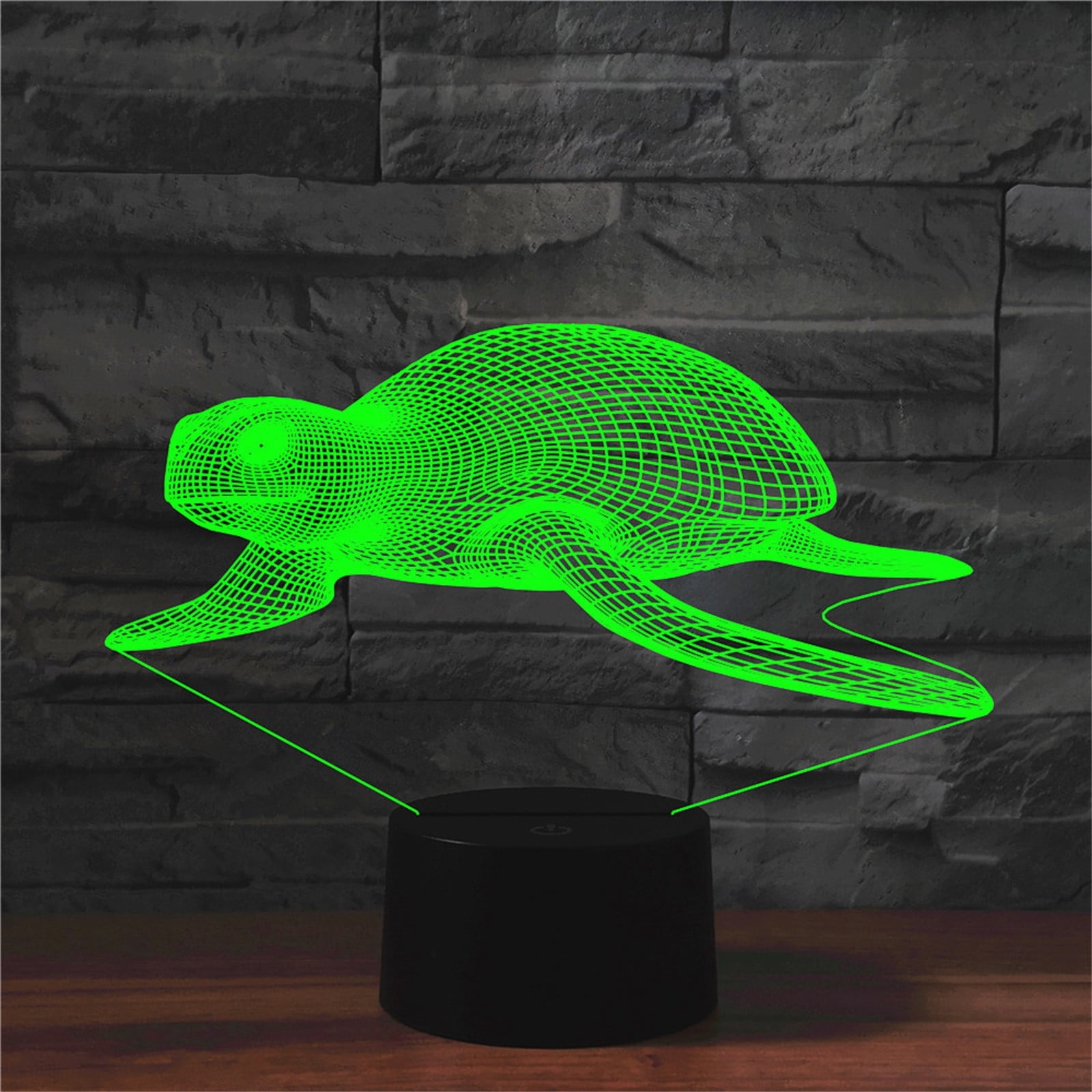 BLNVKOP LED Night Light Sea Turtle Optical Lamp Bedside Table Lamps for ...
