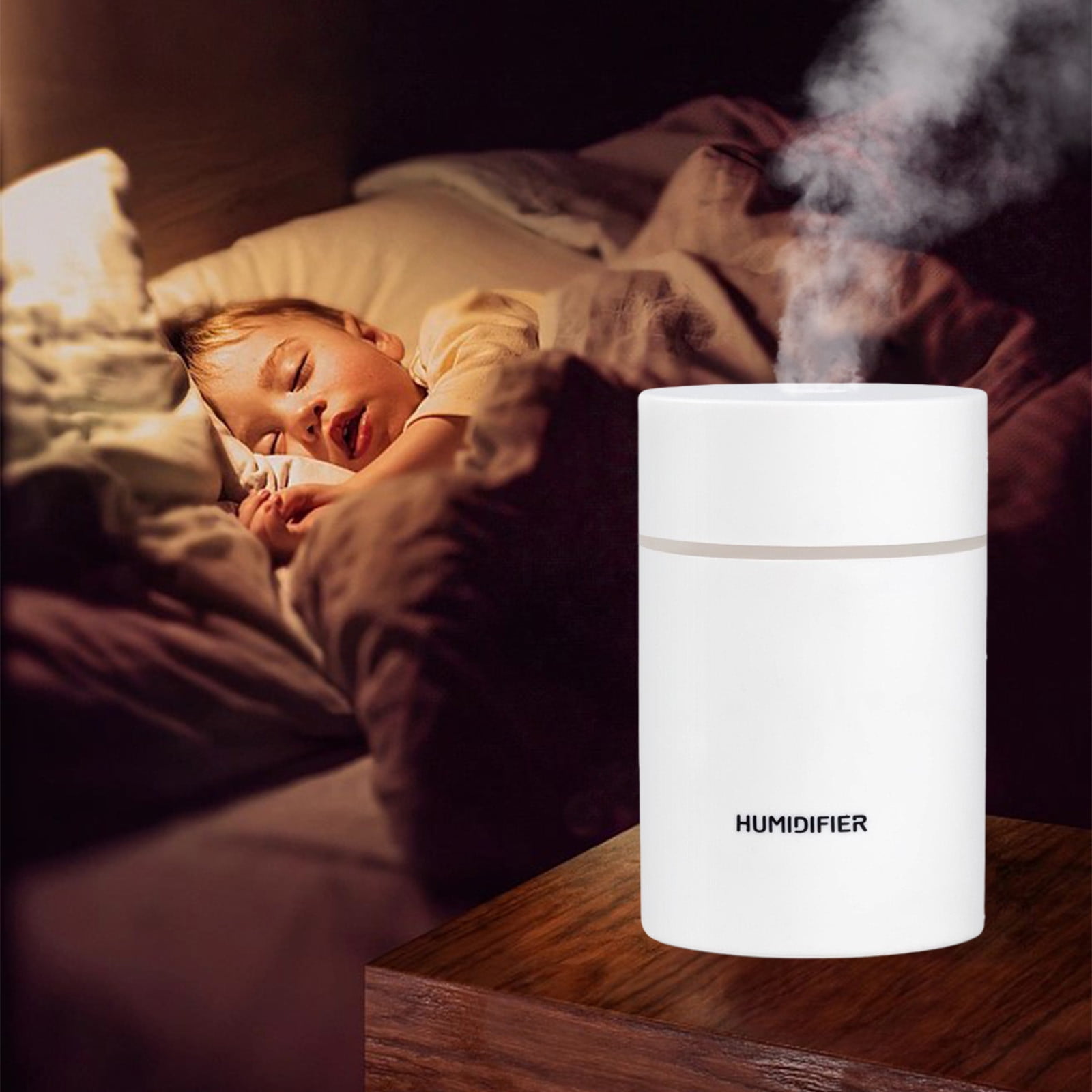 BLNVKOP Mini Humidifier,USB Aroma Humidifier,Desktop Humidifier With ...