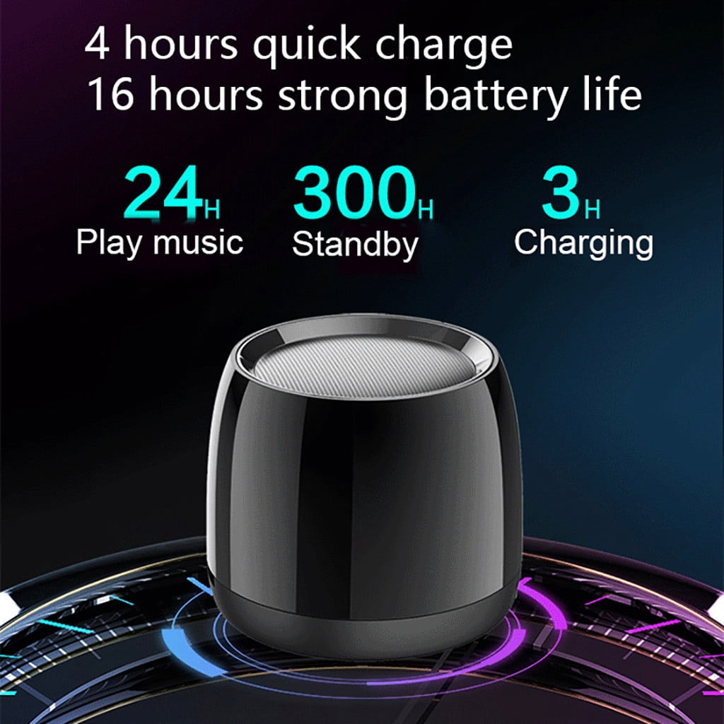 BLNVKOP Mini Portable Bluetooth+FM MP3 Speaker Recharge Music Subwoofer ...