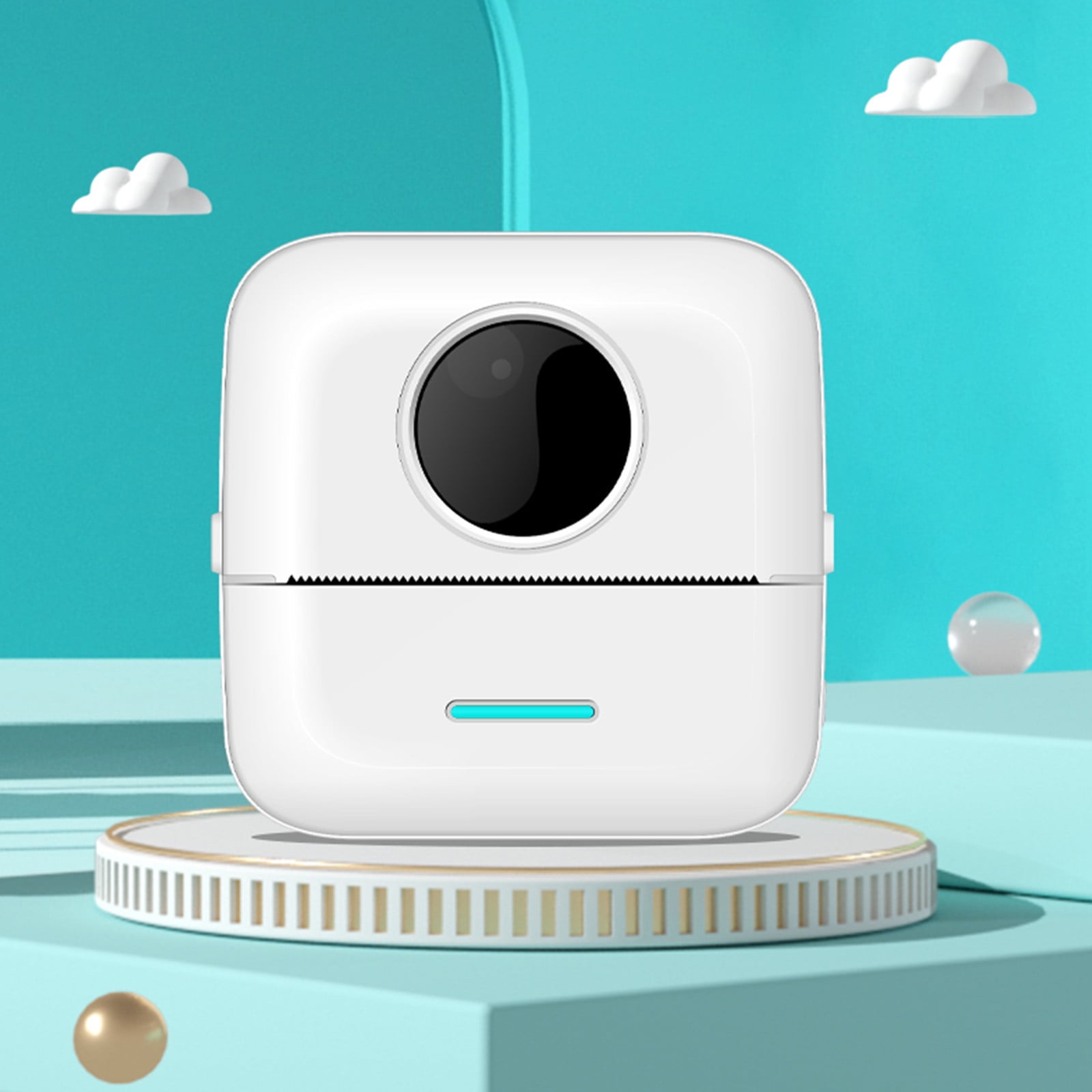 BLNVKOP Mini Printers Bluetooth Wireless Portable Mobile Printers ...