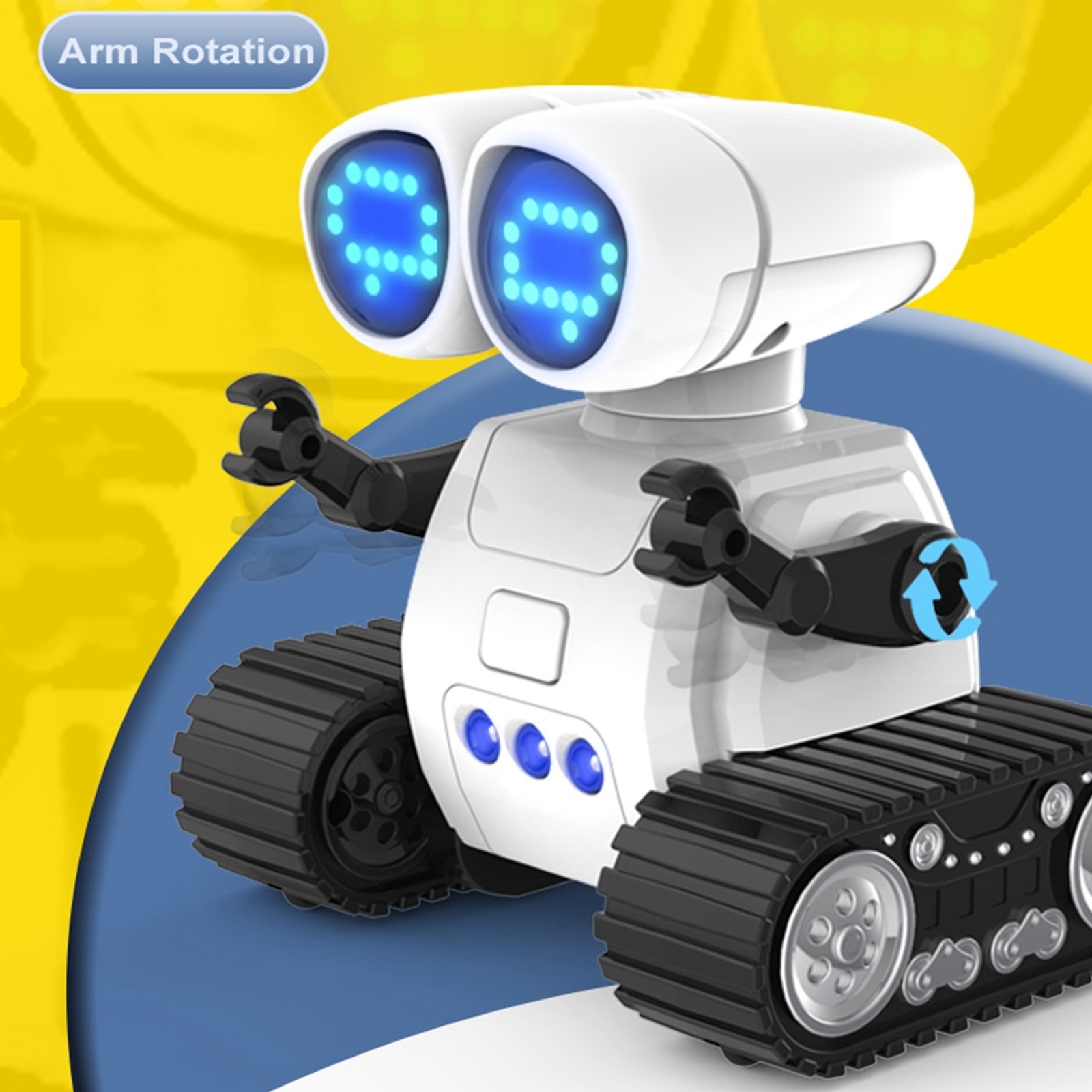 BLNVKOP Music Remote Control Sensor Robot Toy Intercom LED Lights Eyes ...