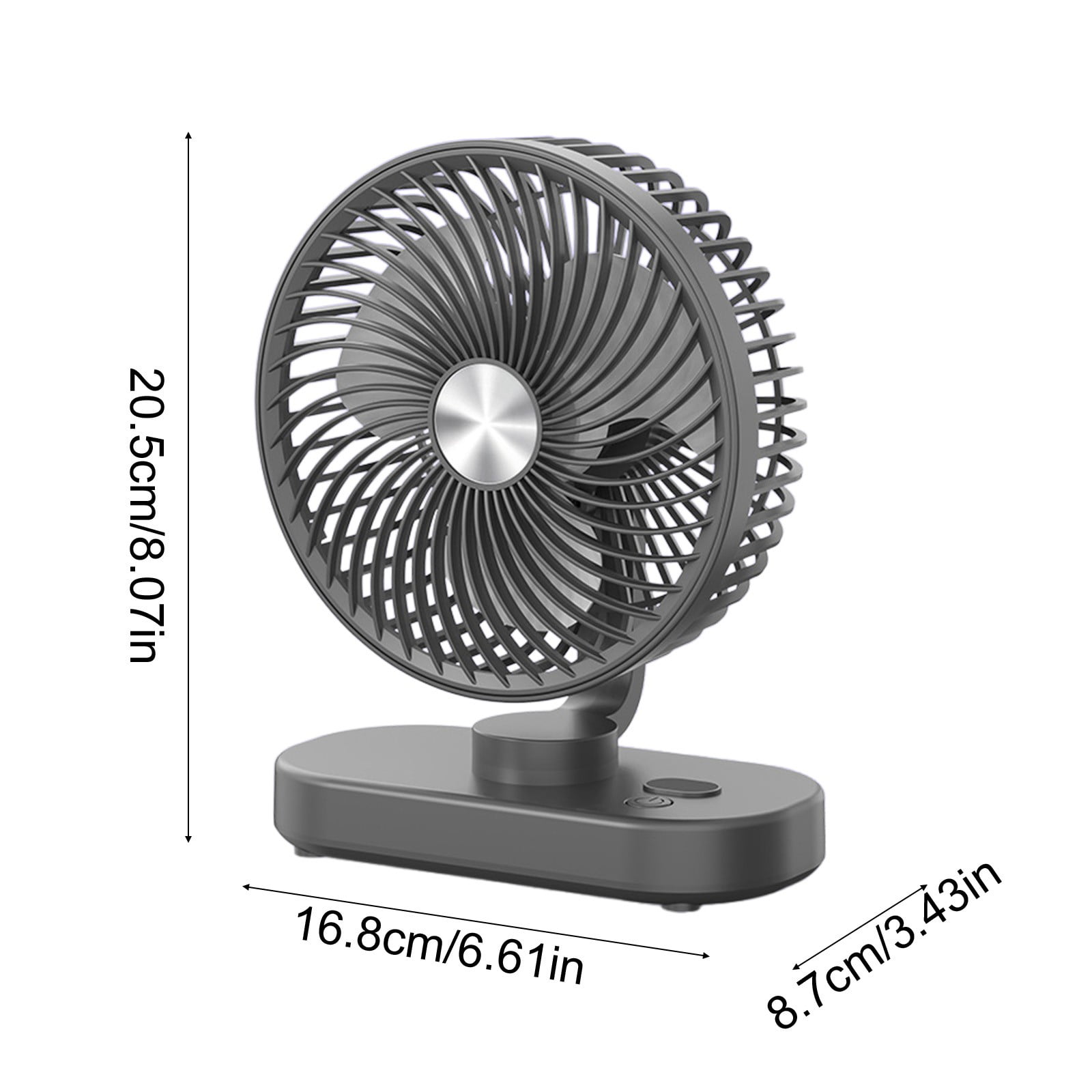 BLNVKOP Office Desktop Hanging Small Fan USB Portable With Digital ...