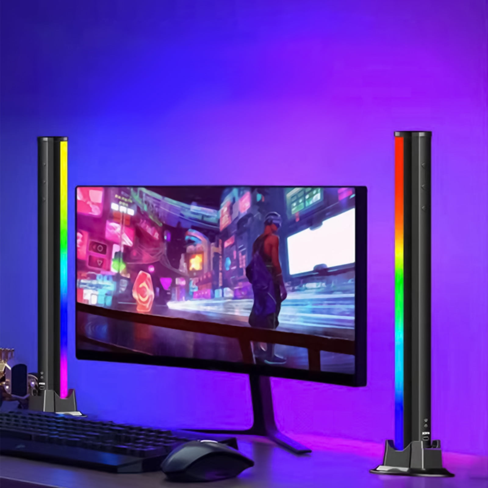 BLNVKOP Smart LED Light Bar,Gaming Lights Ambient Lighting, Bluetooth ...