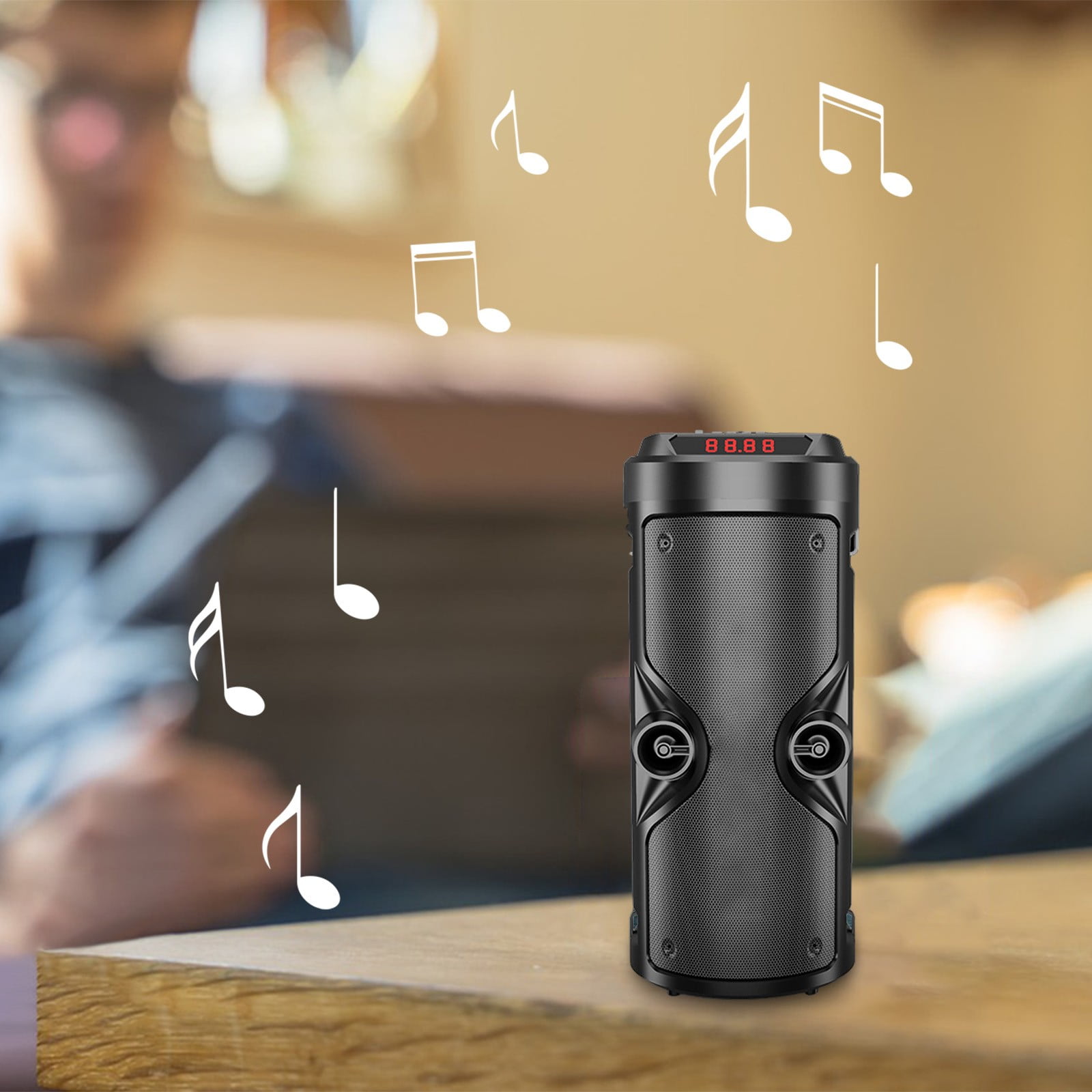 BLNVKOP Speakers, Diaphragms, Portable Outdoor Karaoke Square Dance ...