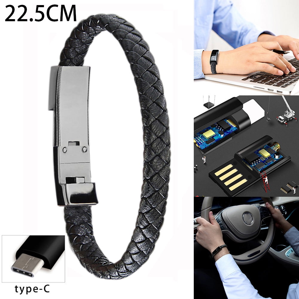 BLNVKOP Sport Wristband Type-C Charger Cable For Phone Data Line Wire ...