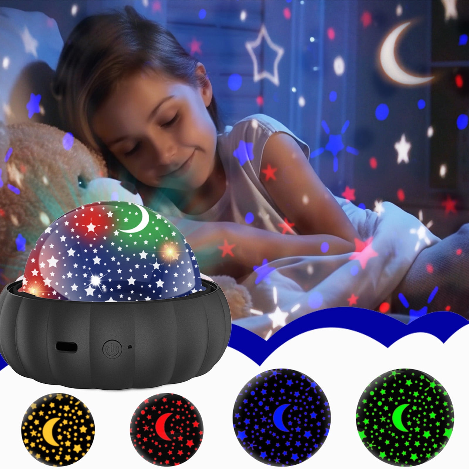 BLNVKOP Star Projector Light Projector Multiple Colors Projections Star ...