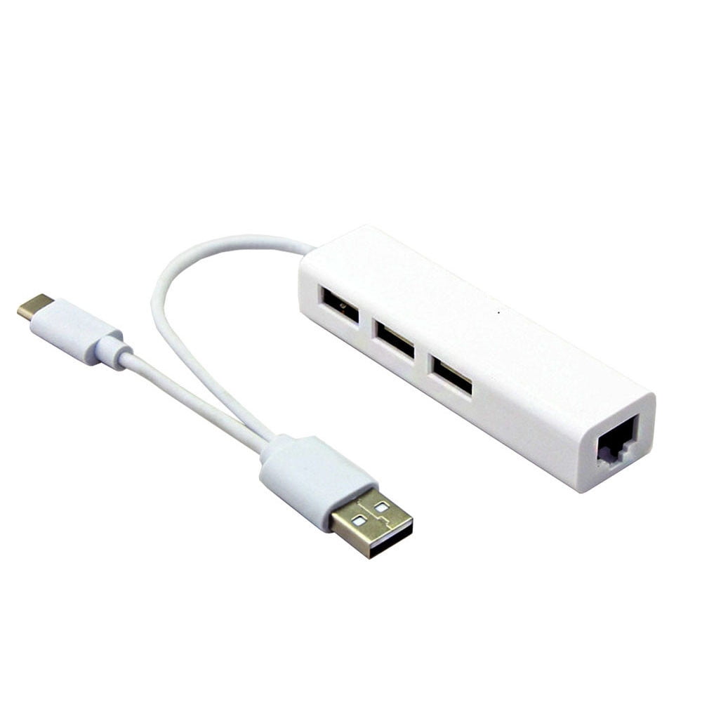 BLNVKOP USB 3.1 Type C to Gigabit Ethernet Network USB 2.0 Hub 3-port ...
