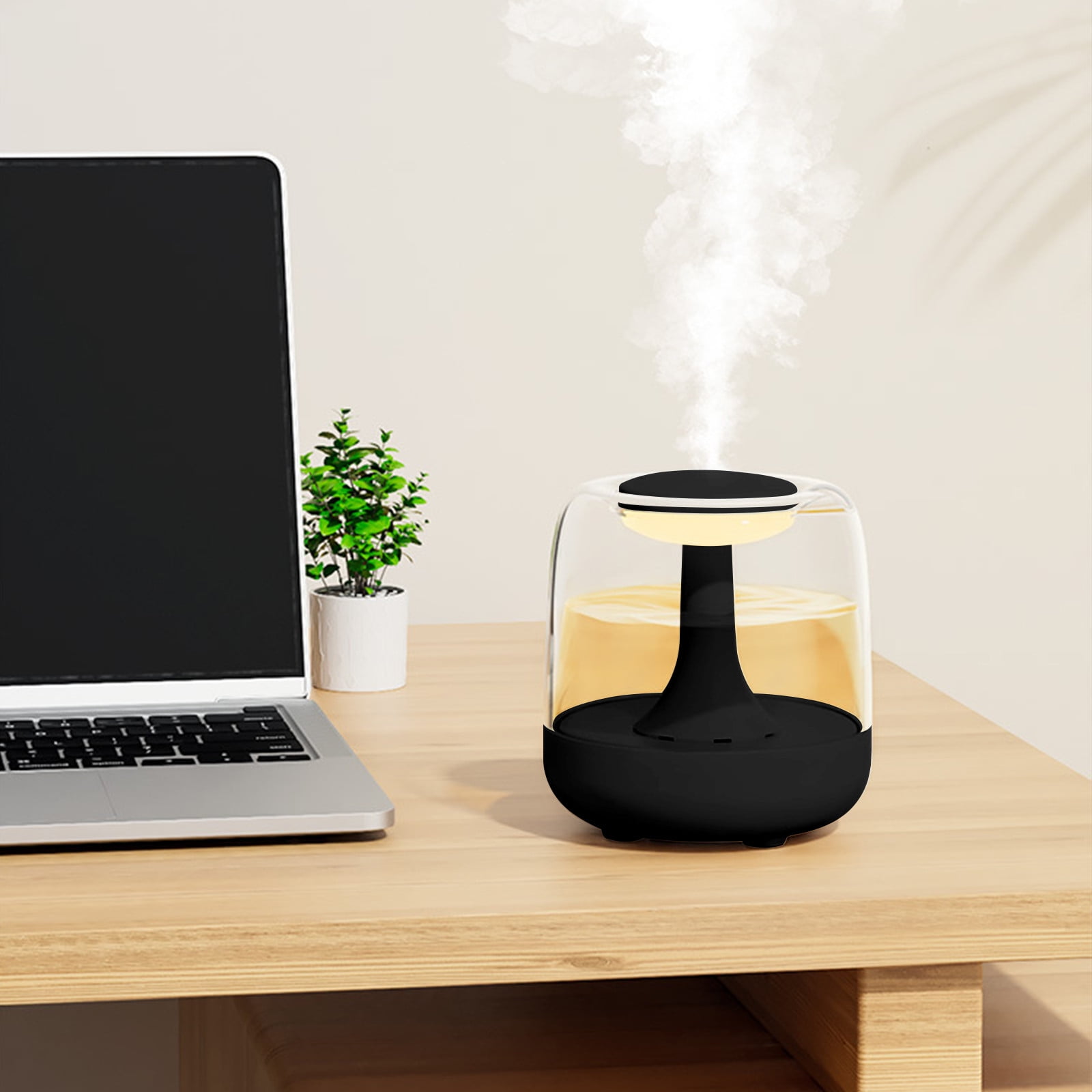 BLNVKOP USB Humidifier With Light ,Quiet Cool Mist Humidifier For ...