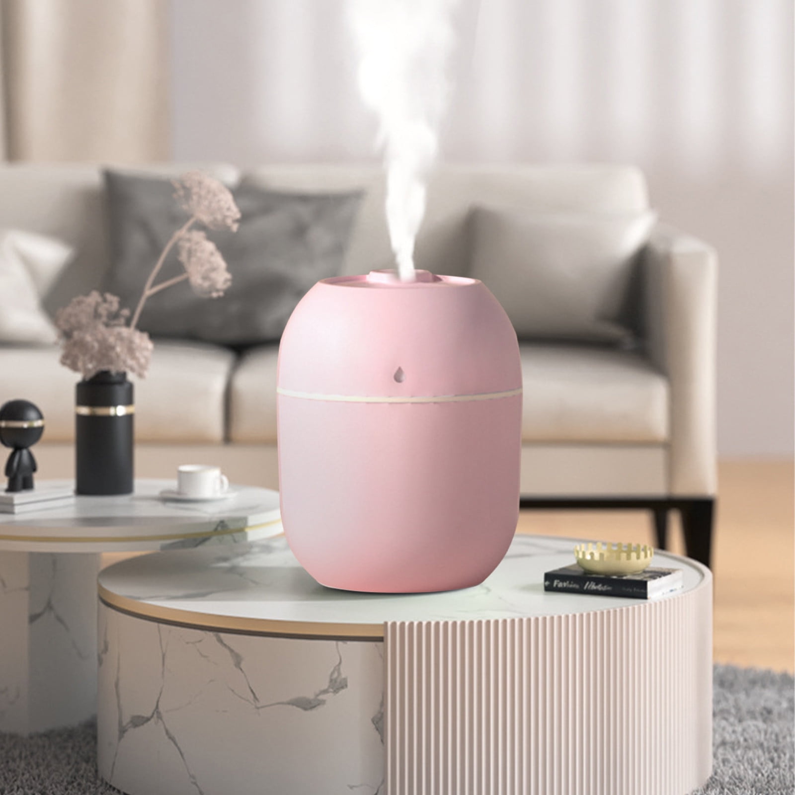 BLNVKOP USB Humidifier With ,Quiet Cool Mist Humidifier For Bedroom And ...