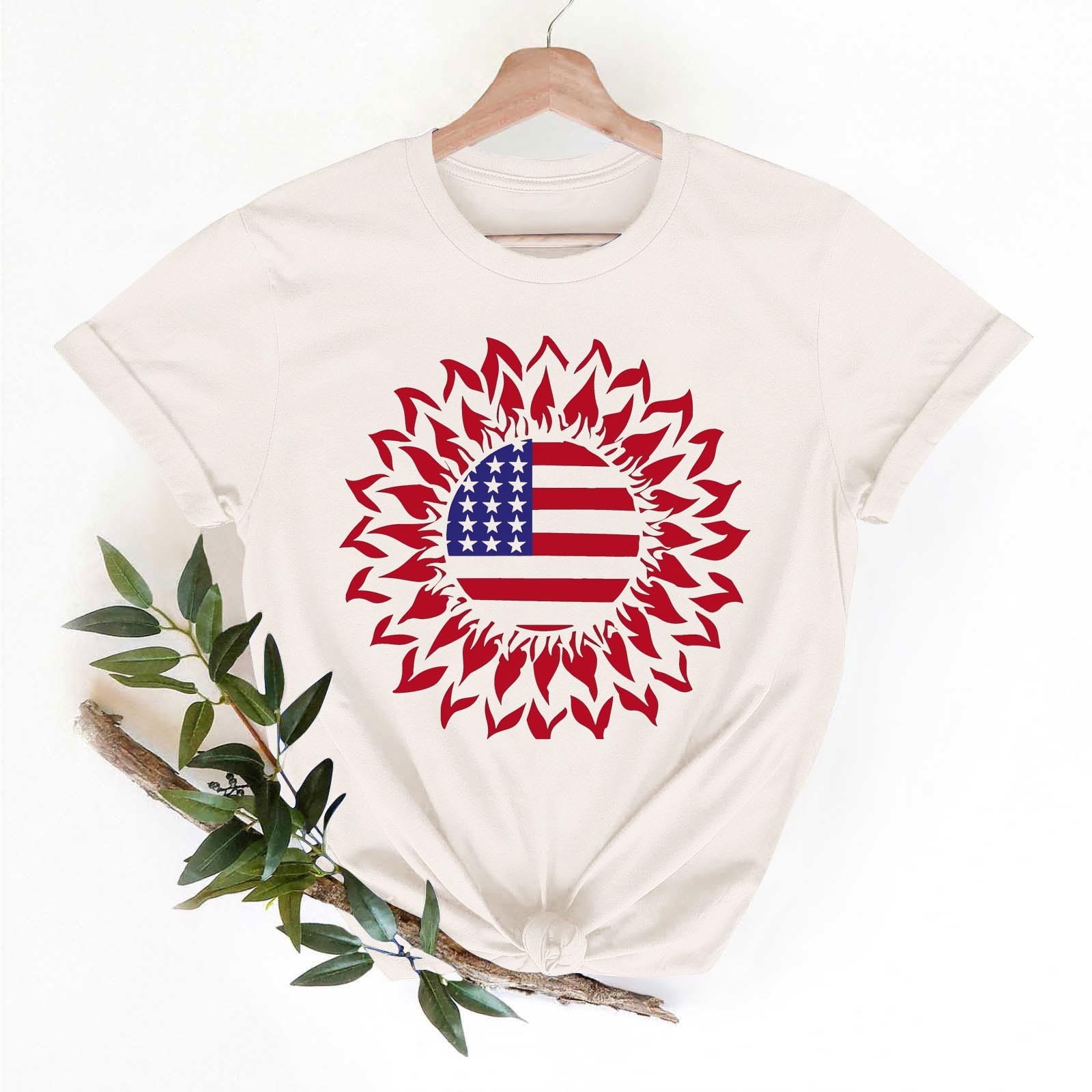 BLNVKOP Women's Summer Tunic Tops - Short Sleeve Solid Color Loose Fit ...