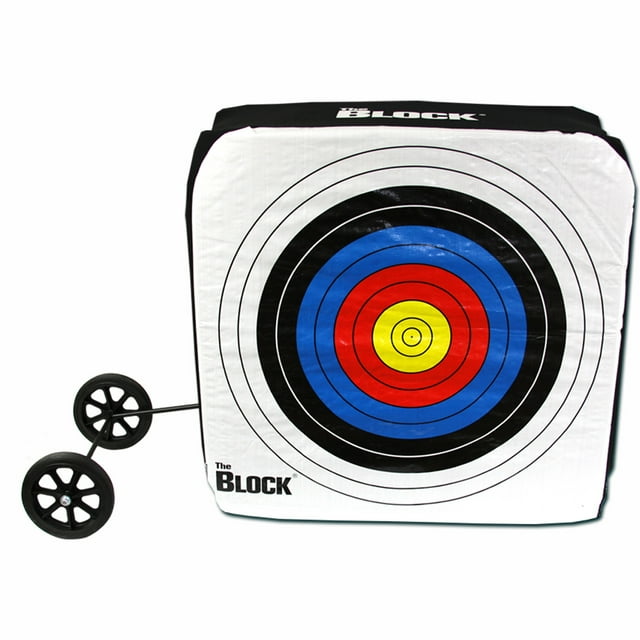 BLOCK Targets Block Bullseye NASP Archery Target with Removable Wheels ...
