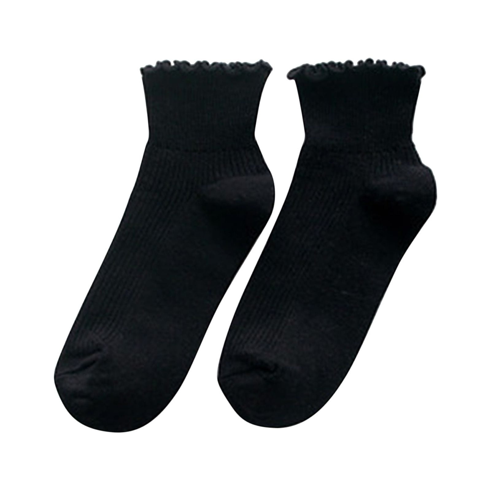 BLOCLOALO 1 Pc Short Socks Women Ankle Socks Women Edge Cotton Vertical ...