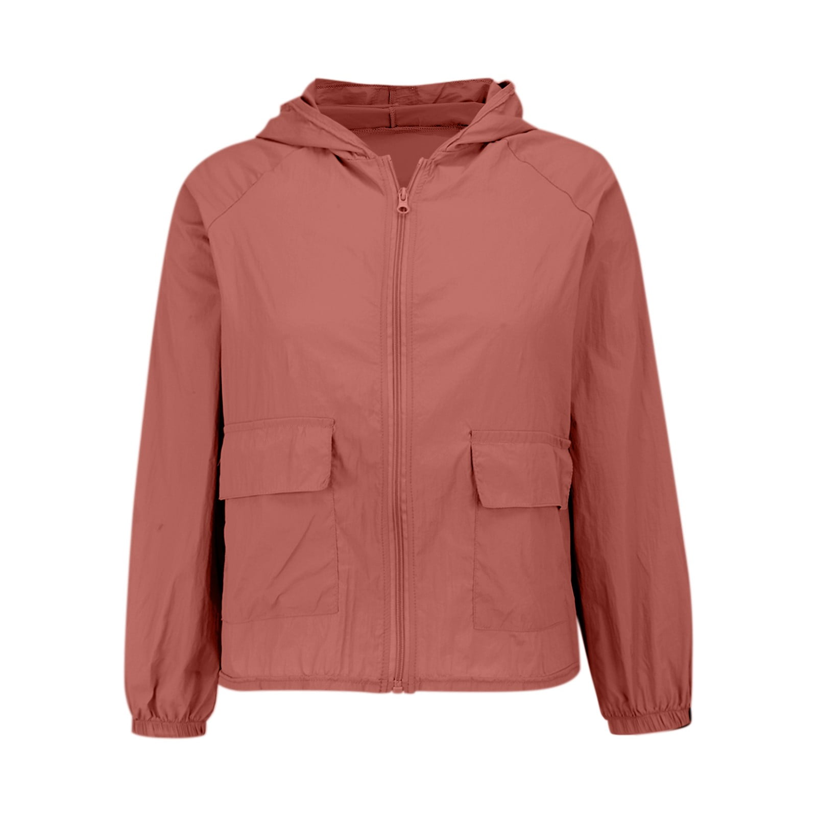 BLOCLOALO Trench Coat Zip Up Hoodie Outdoor Coat Lightweight ...