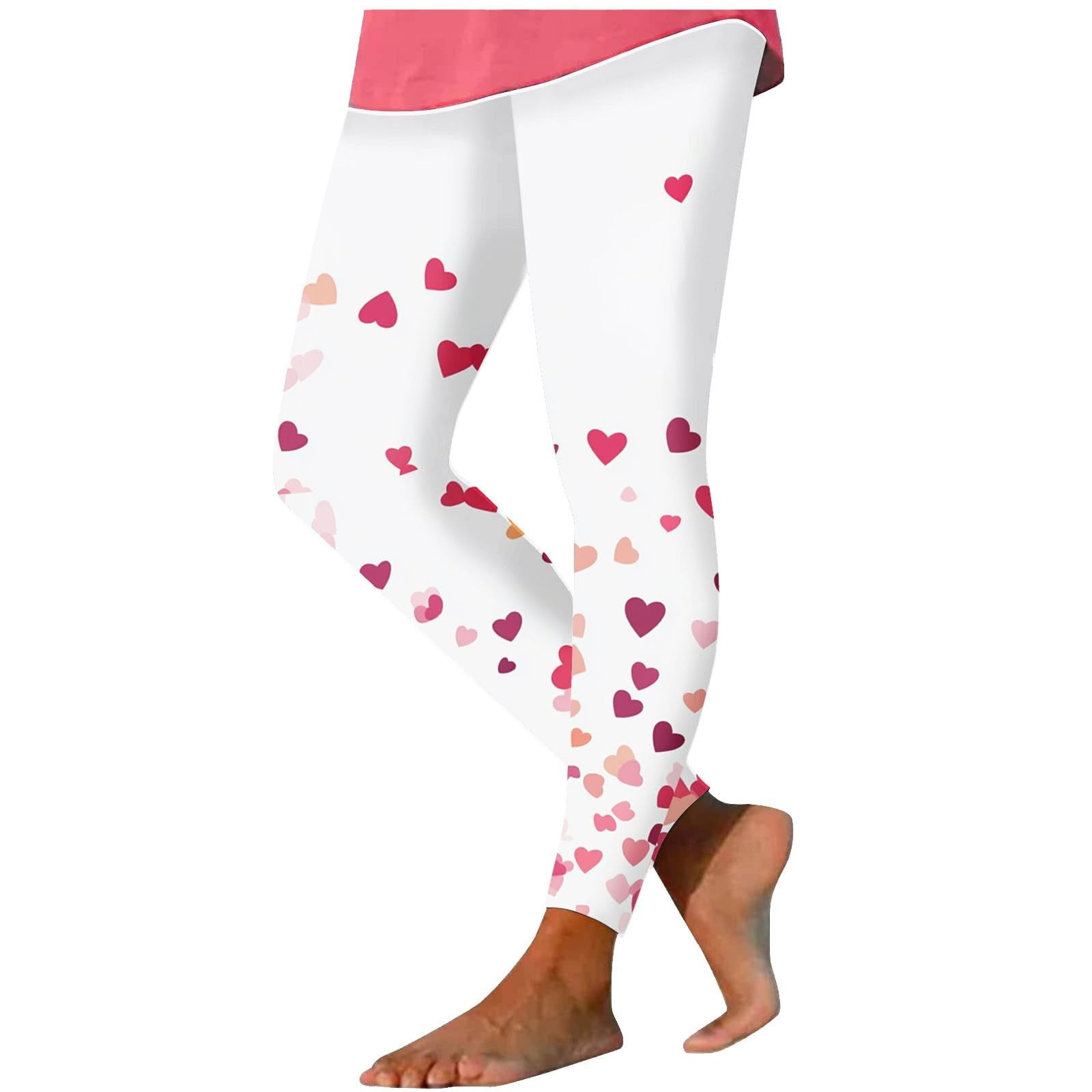 BLOCLOALO Valentines Legging Plus Size Cute Holidays Hearts Leggings ...