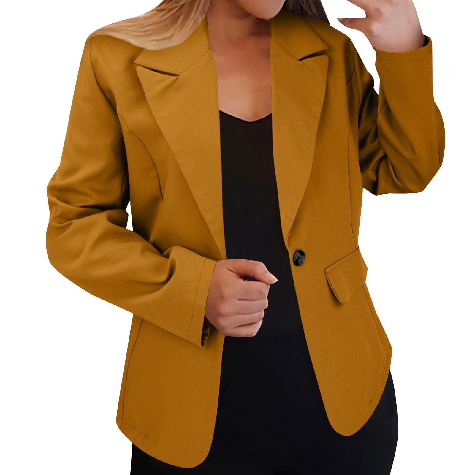 BLOCLOALO Women's Blazers Suit Jackets Open Front Cardigan Autumn and ...