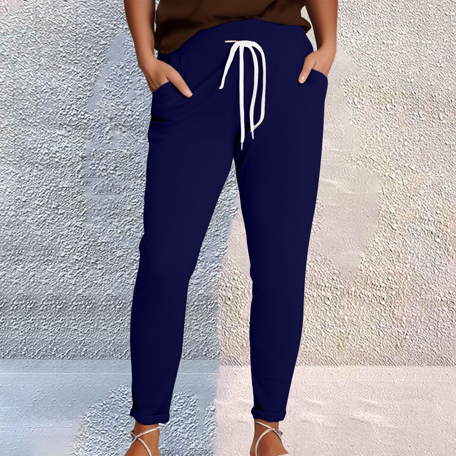 BLOCLOALO Workout Pants Athletic Pants Casual Pants with Elastic Waist ...