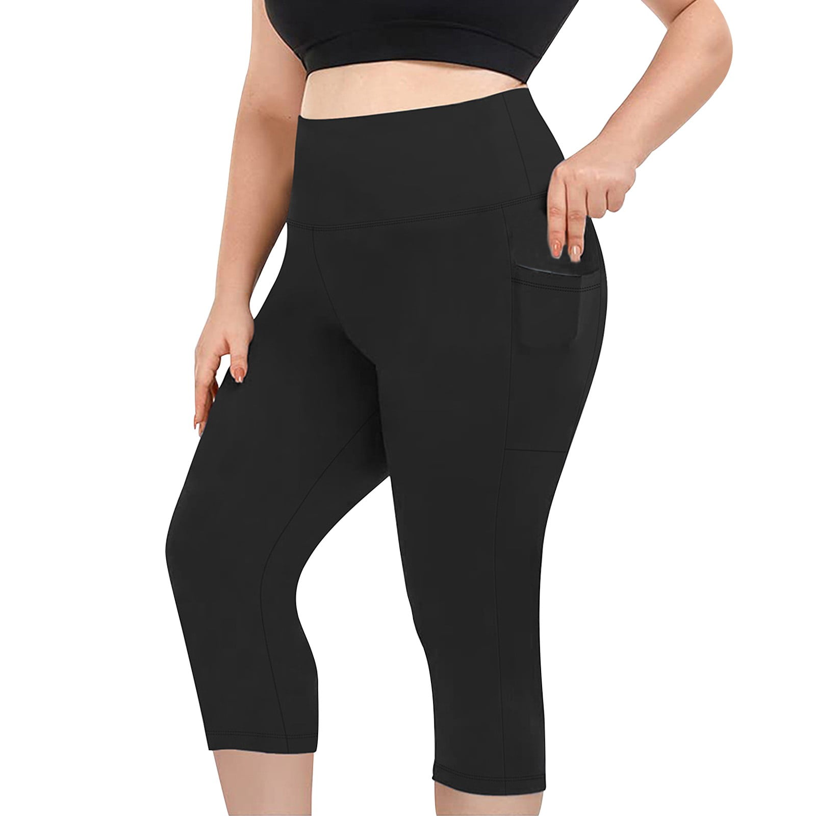 BLOCLOALO Yoga Pants Stretch Pants 2025 New Women's Plus Size Yoga ...
