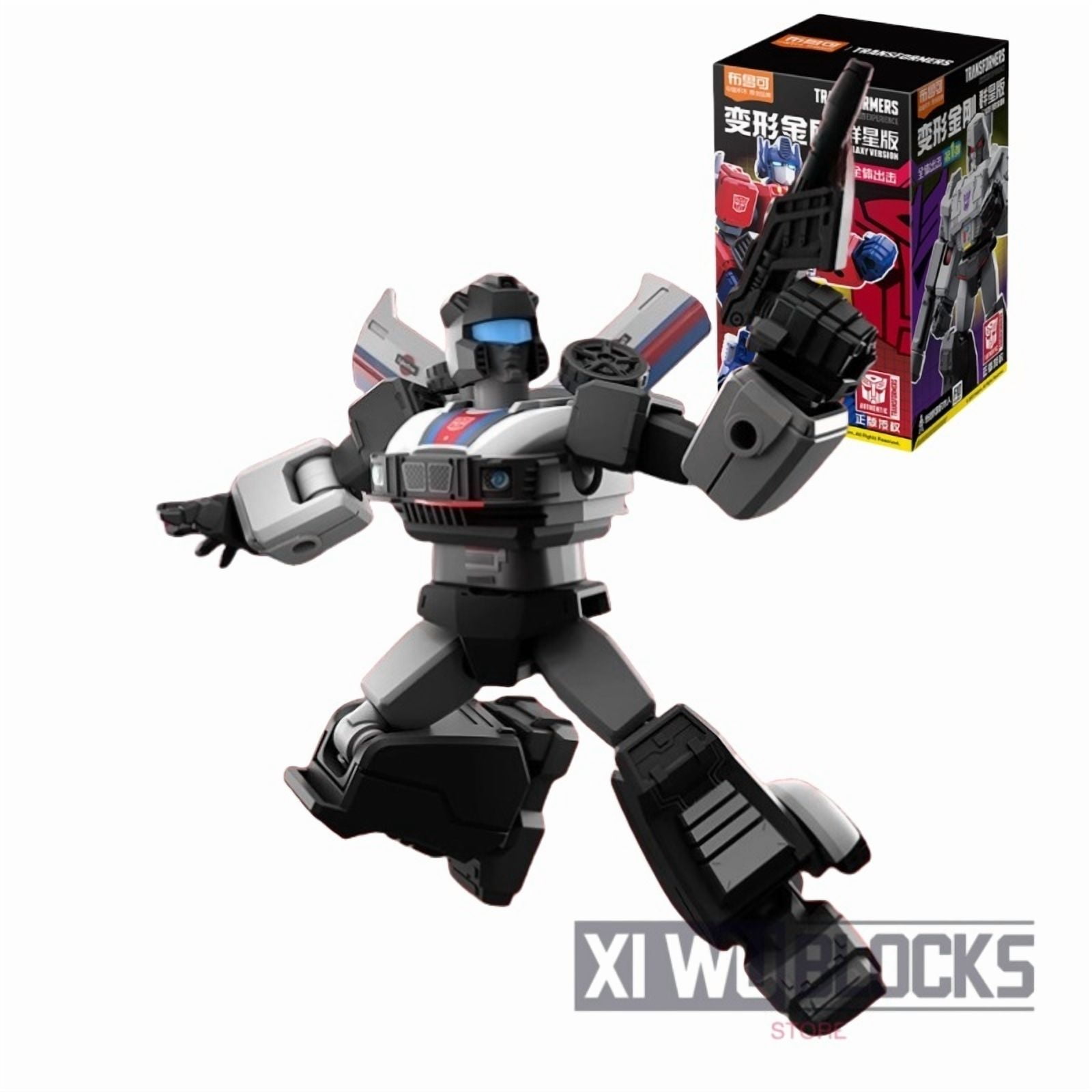 BLOKEES Transformers GALAXY VERSION 1 Building Block Man Optimus Prime ...