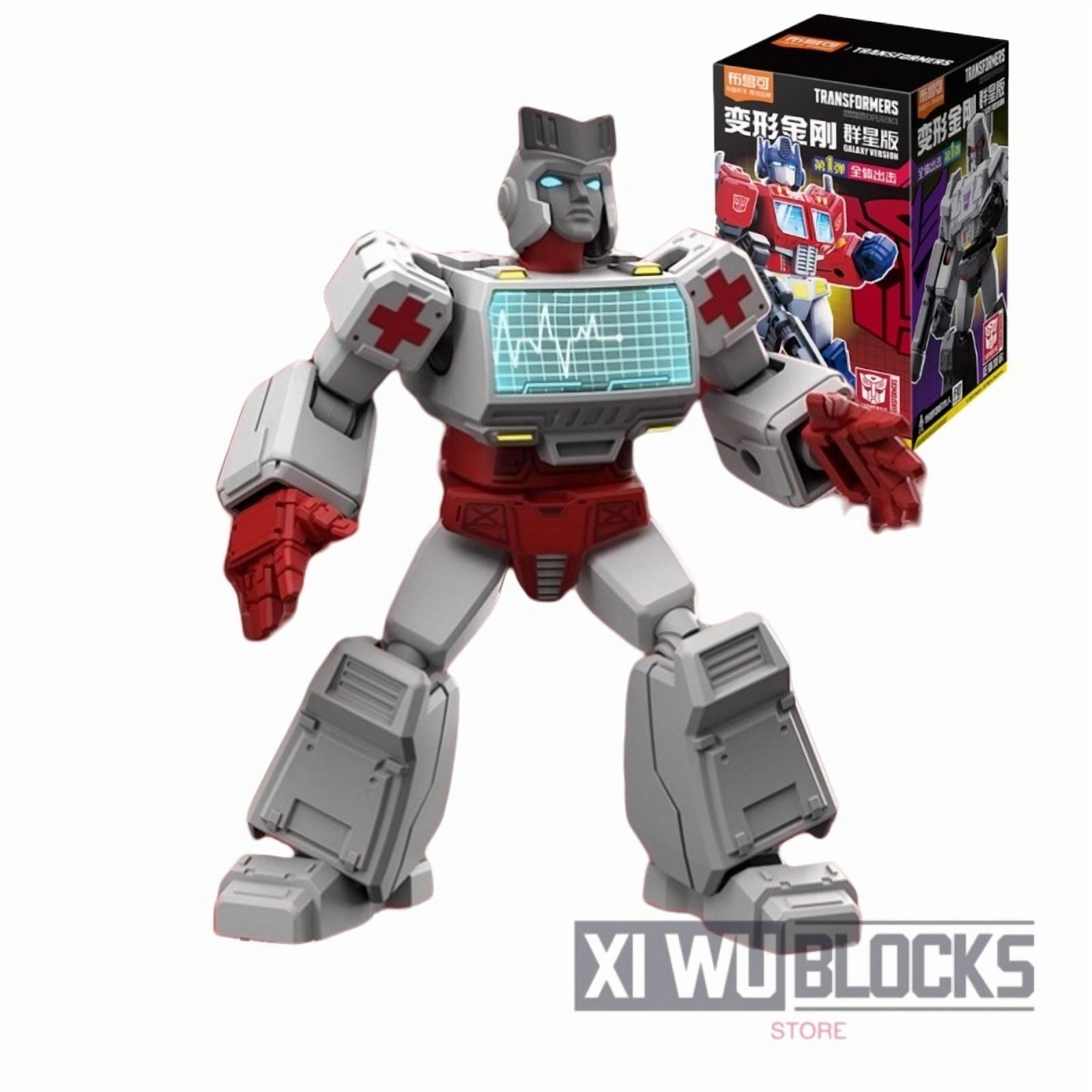 BLOKEES Transformers GALAXY VERSION 1 Building Block Man Optimus Prime ...