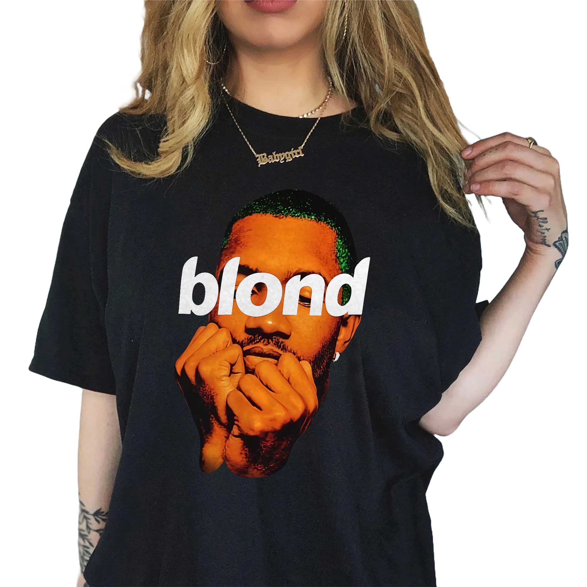 BLOND FRANK OCEAN GRAPHIC TEE VINTAGE TEE - 2 SID_263_5Tshirt-Black ...