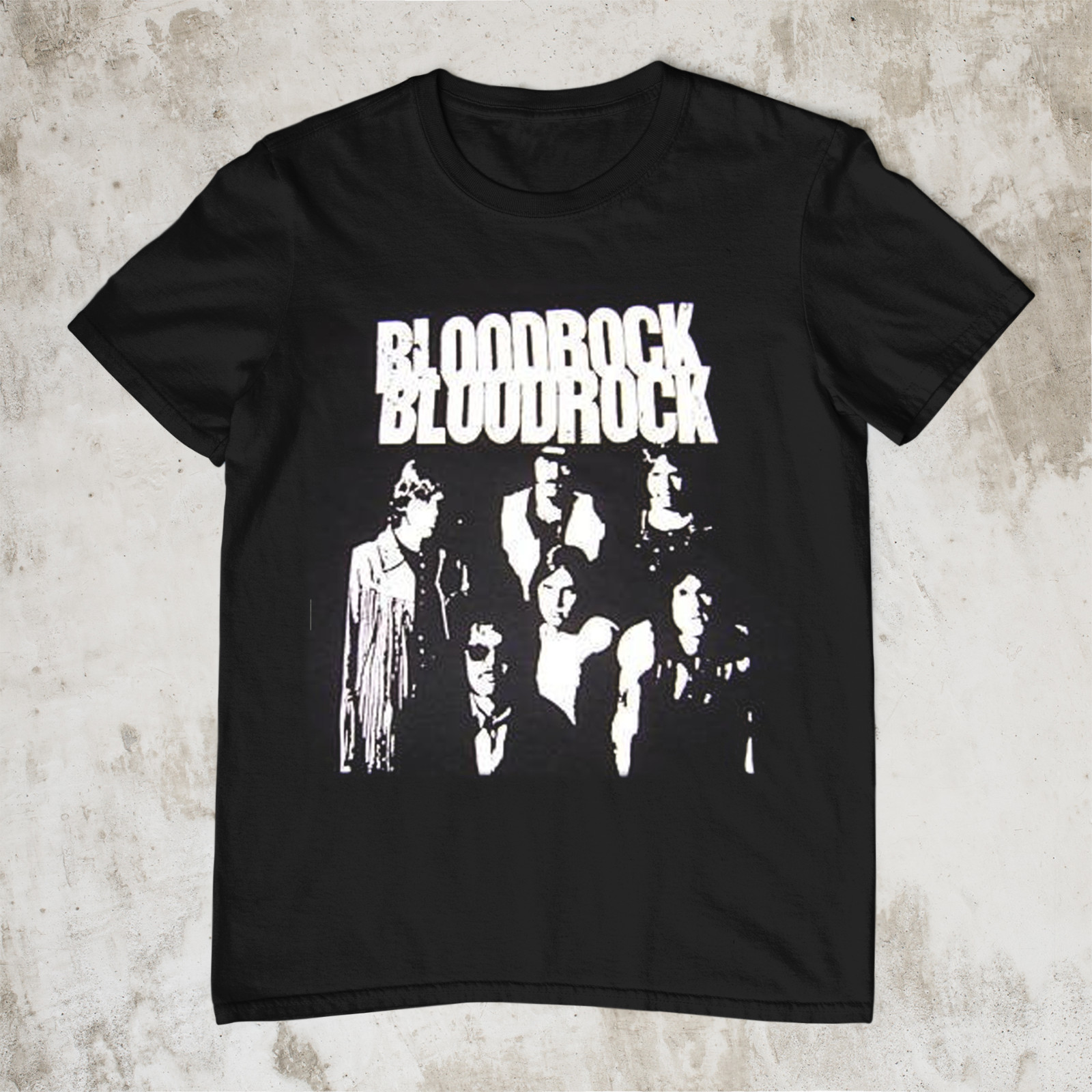 BLOODROCK Band Short Sleeve Cotton Black Unisex All Size Shirt KH341 ...