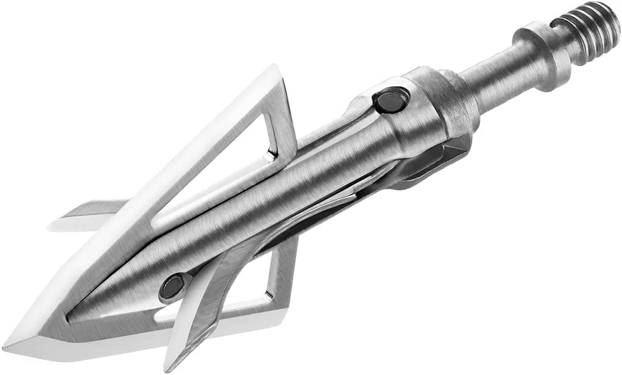 BLOODSPORT Gravedigger 4-Blade Hunting Hybrid Mechanical Broadhead with ...