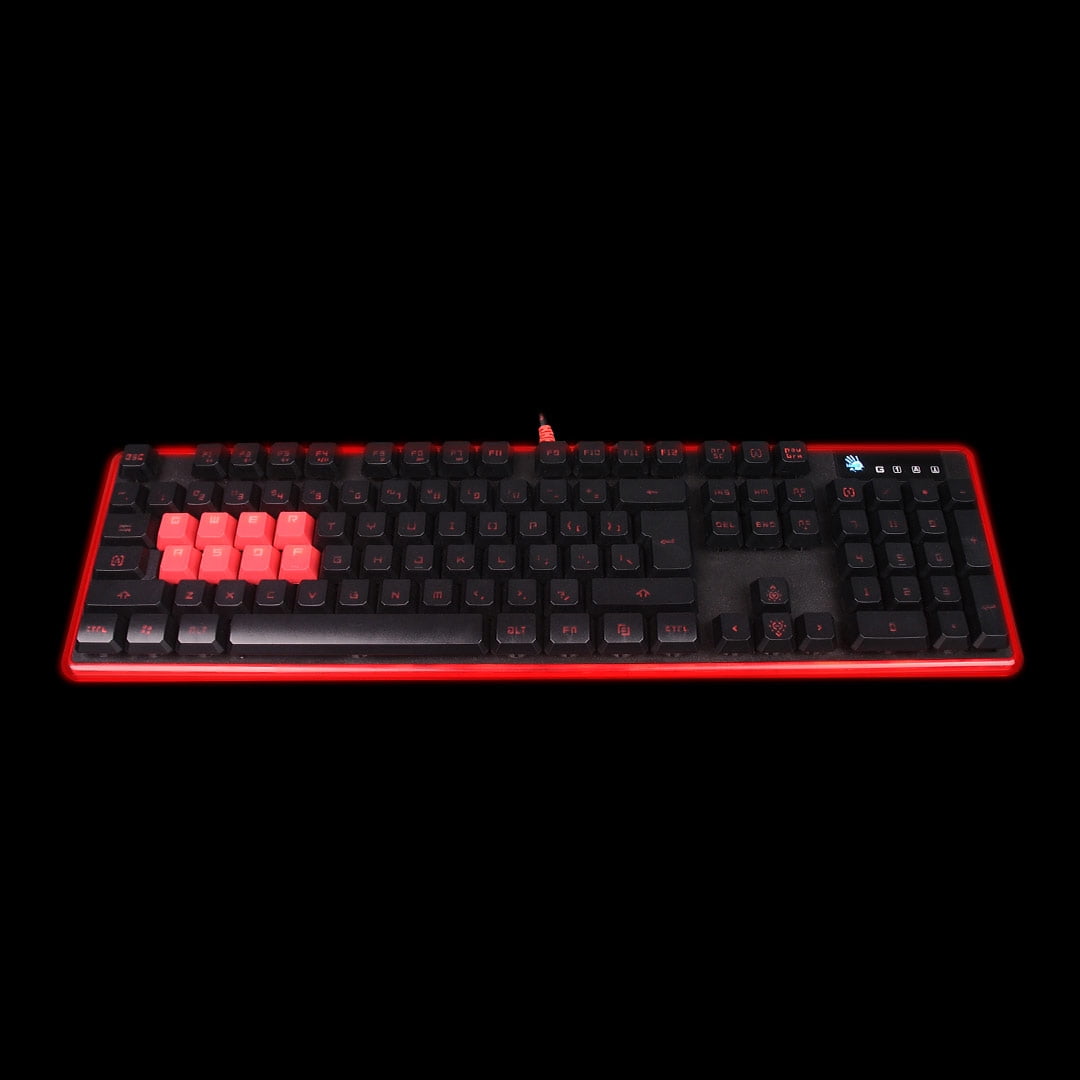 BLOODY GAMING 8 KEY MECHANICAL BACKLIT ZERO LAG GAMING KEYBOARD ...