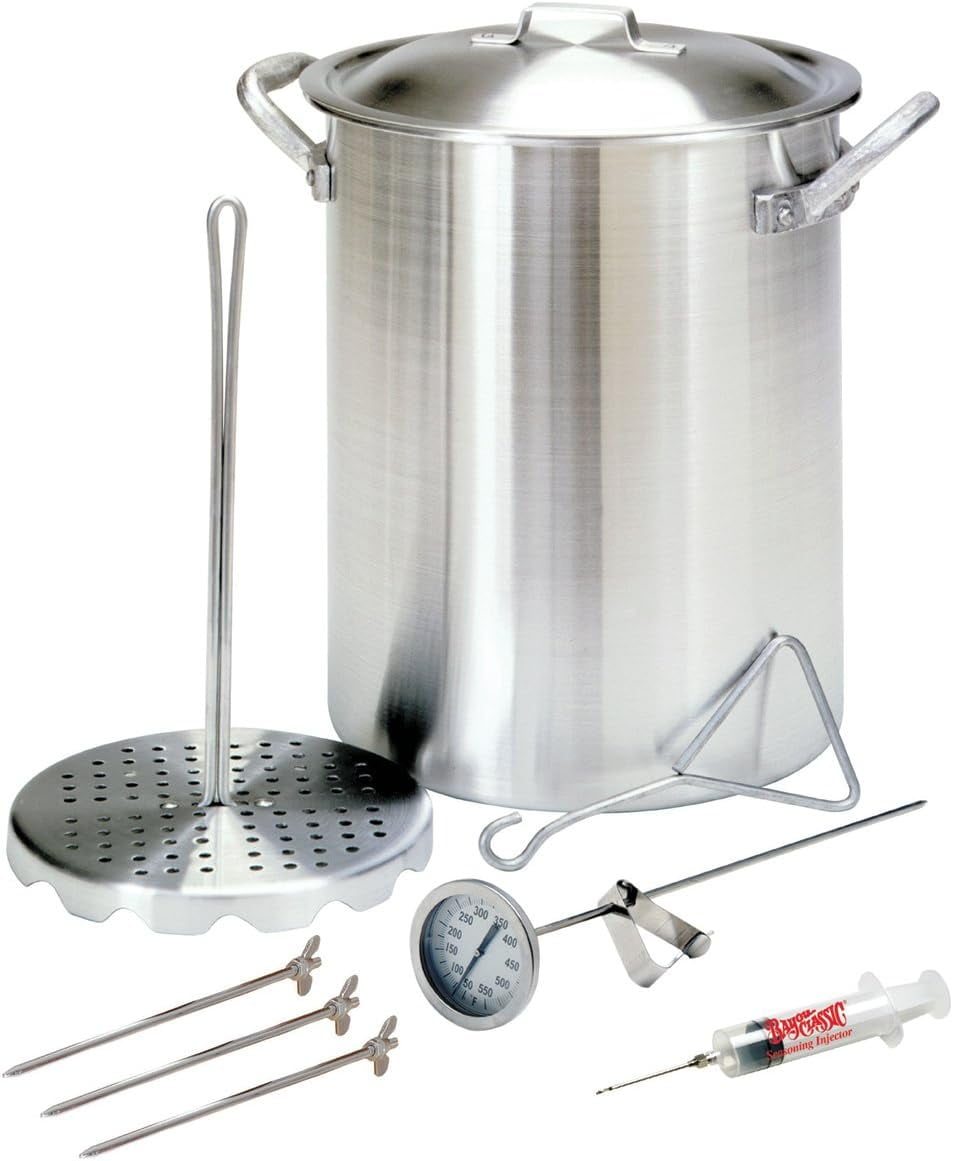 BLOOM 3025 30-qt Aluminum Turkey Fryer Set Features 30-qt Aluminum ...