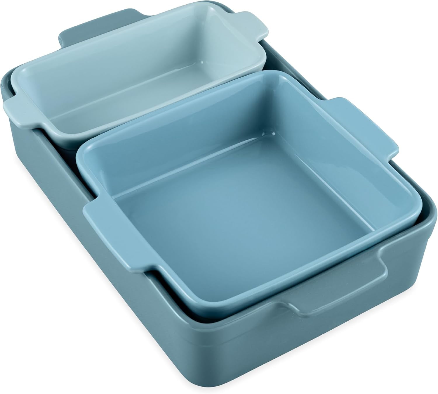 BLOOM Bakeware Set, Baking Dish Set, 3-Piece Nonstick, Toxin-Free ...