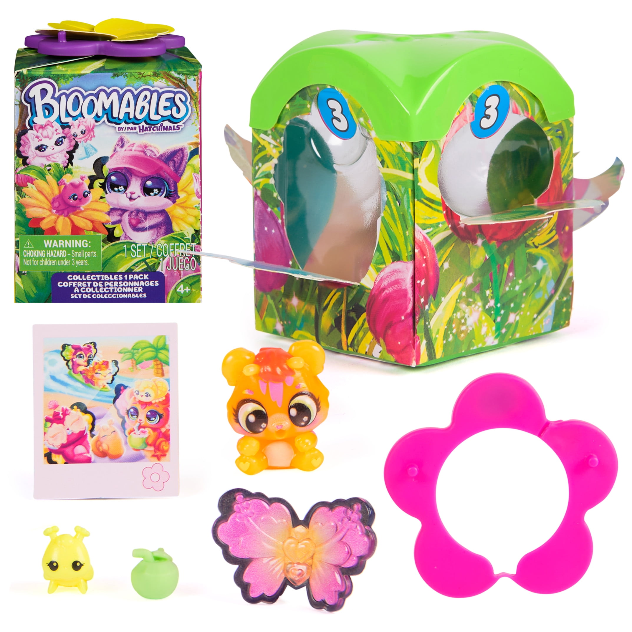 Bloomables by Hatchimals, 1 or 2 Surprise Figures Pack (Styles Vary ...