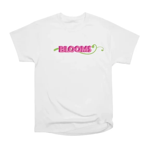 BLOOMS Logo T-Shirt Tee Gift For Him Merch For Her Apparel For Friend ...