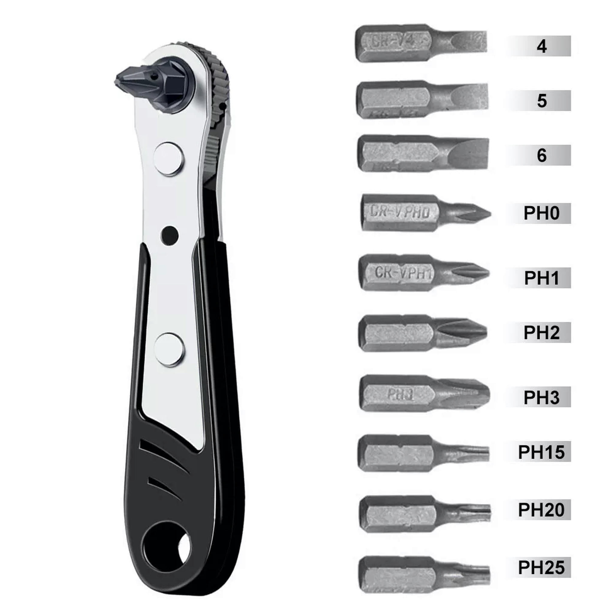 BLOPQ 1/4 inch Ratchet Wrench Batch Head Set Hexagon Socket Spanner ...