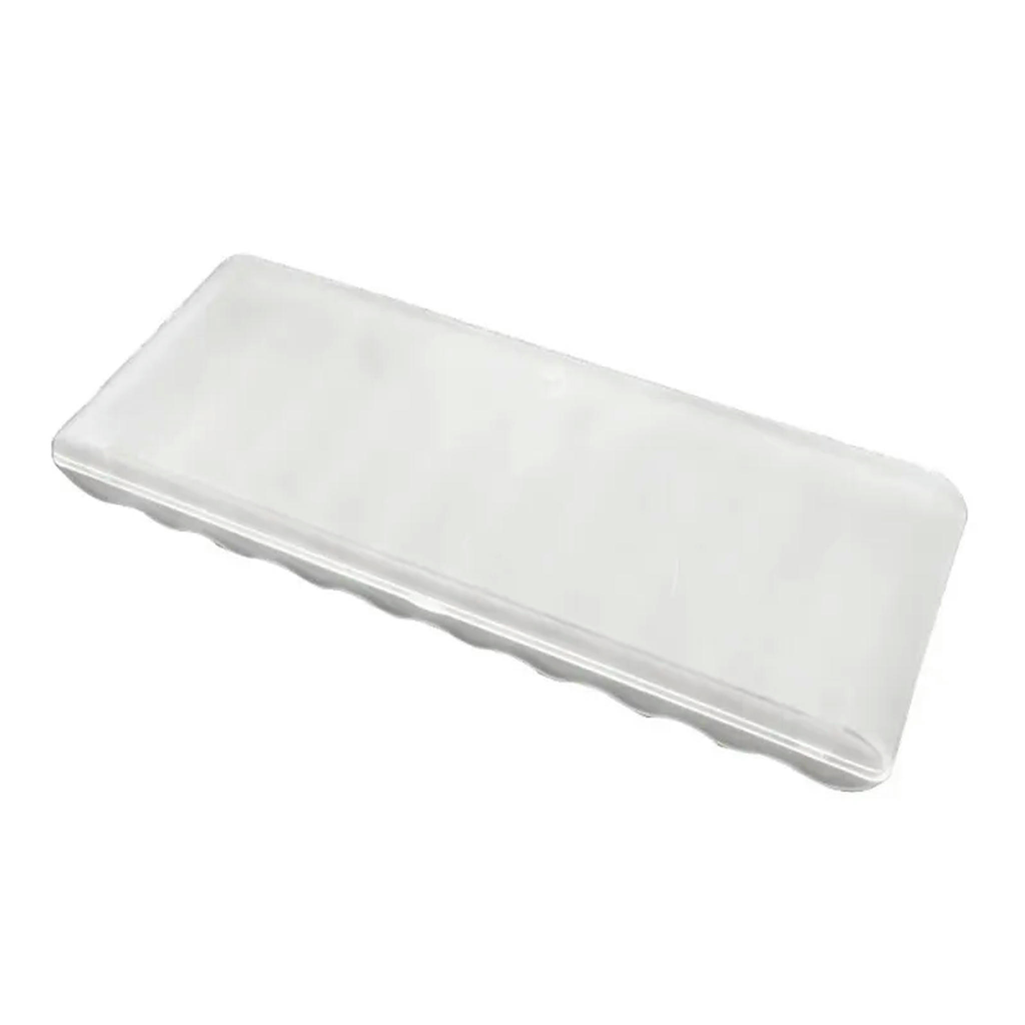 BLOPQ 10 Slot Transparent White Plastic Battery Storage Box Hard ...