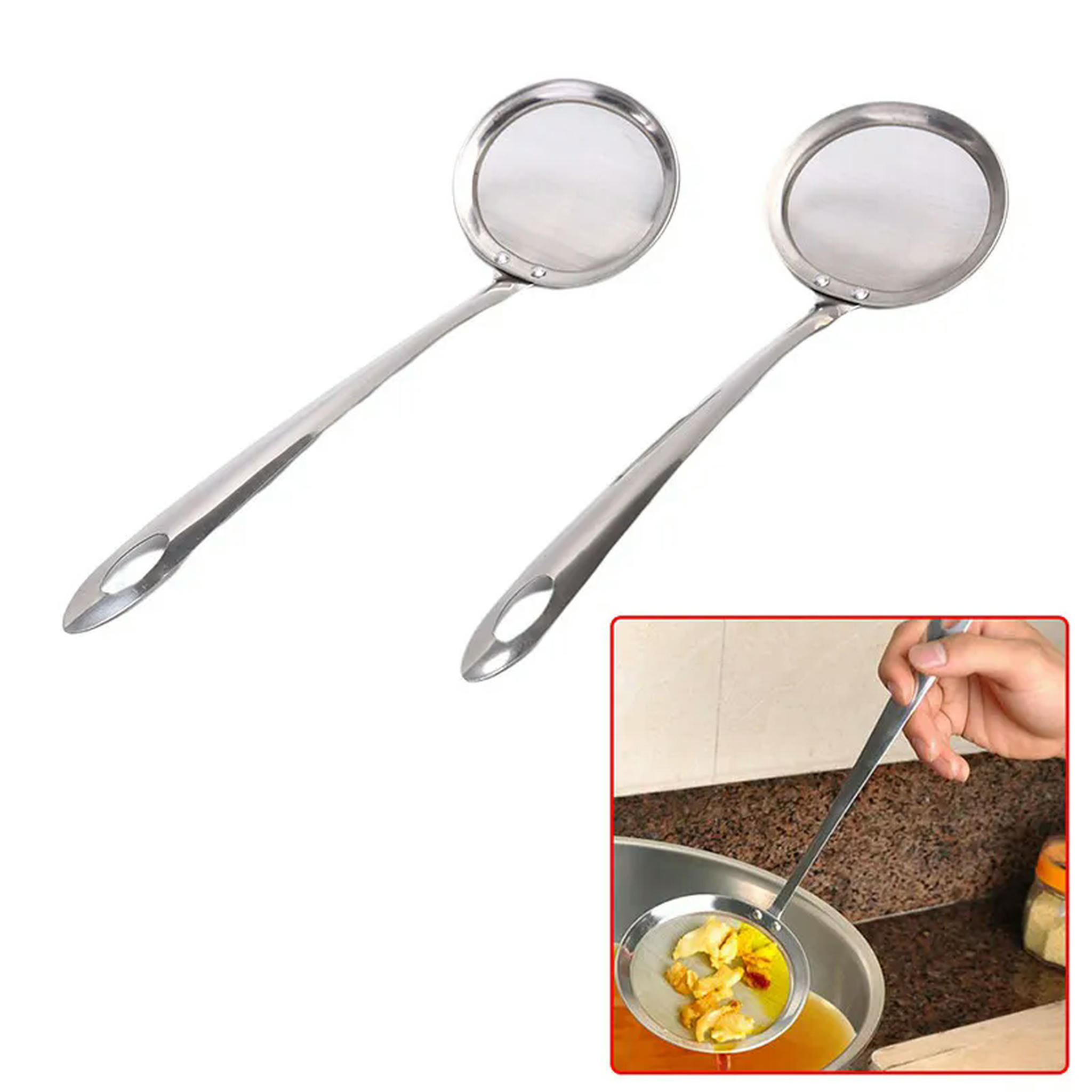 BLOPQ 1PC Skimmer Spoon For Hot Pot Mesh Strainer Fat Oil Filters ...