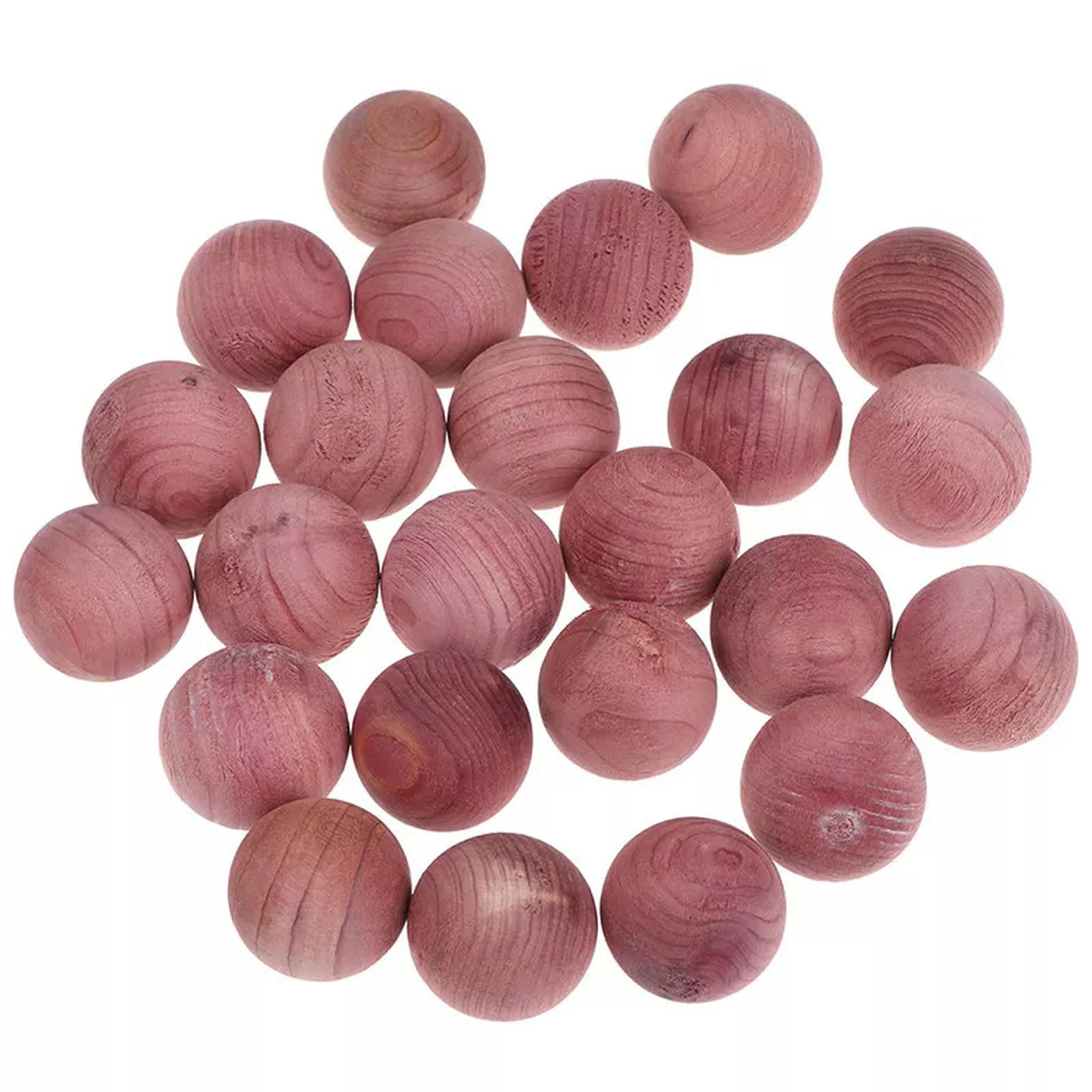 BLOPQ 24Pcs Cedar Wood Moth Balls Moth Insect Repellent Natural Smell ...