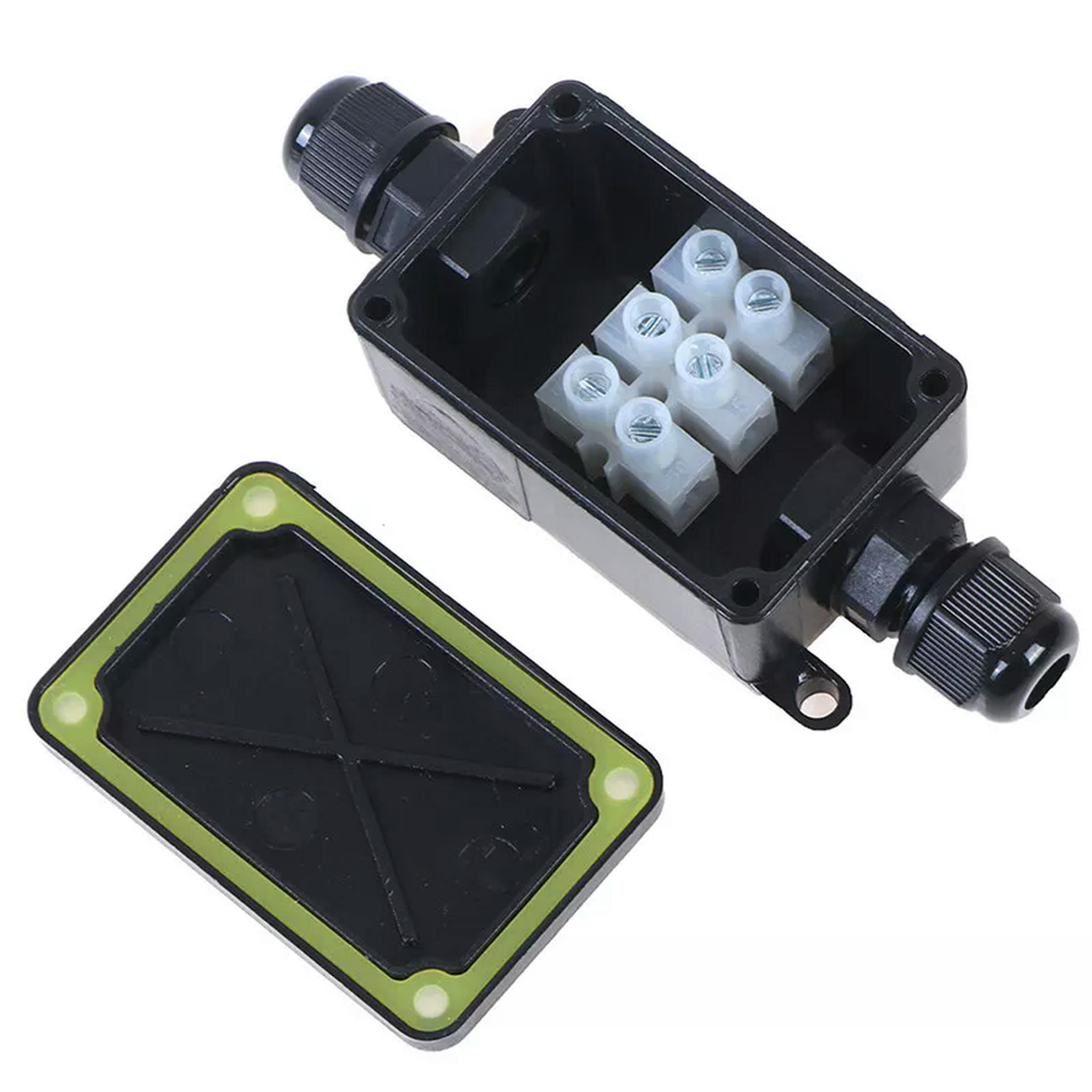 BLOPQ 2Way IP66 Outdoor Waterproof Cable Connector Junction Box ...