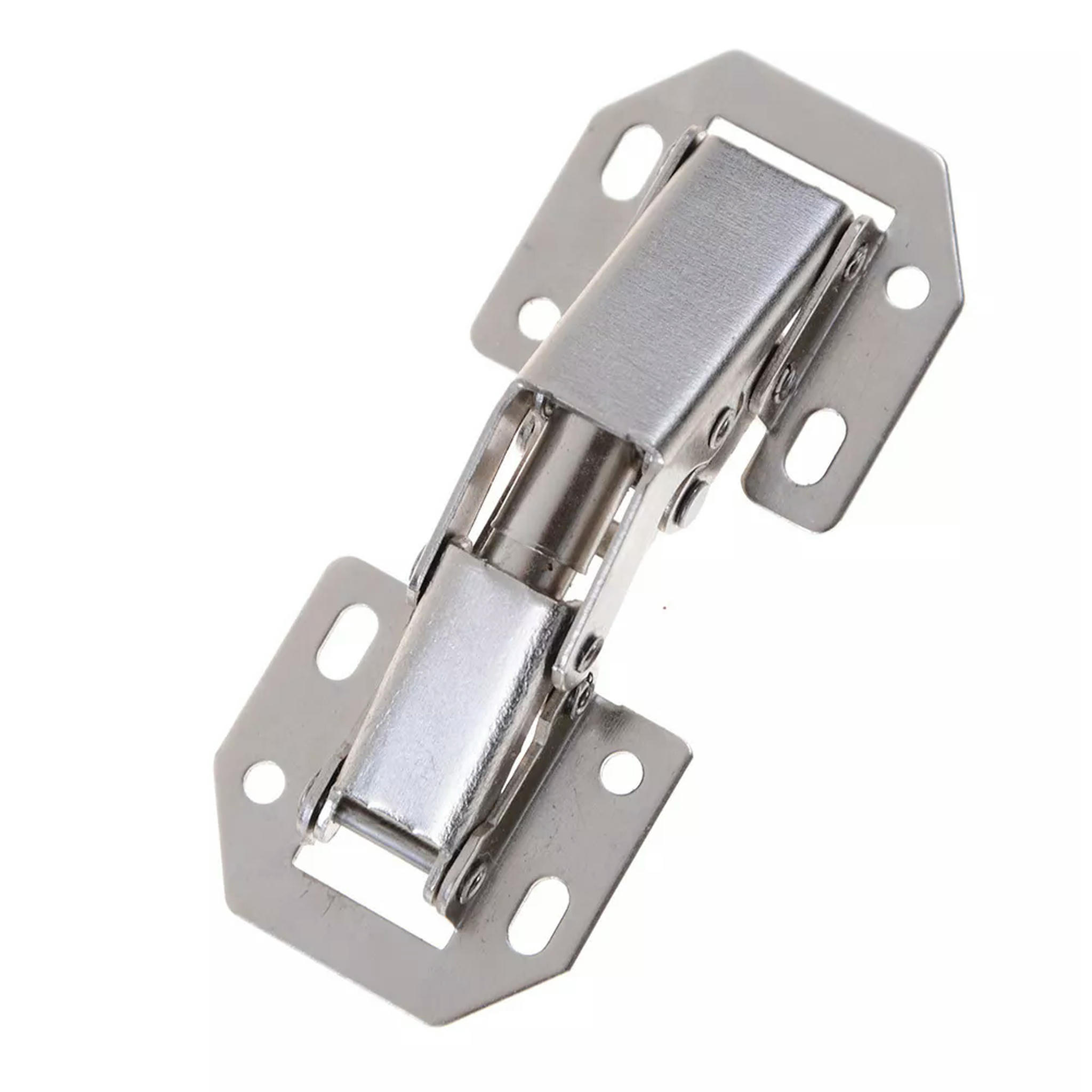 BLOPQ 3Inch No-Drilling Hole Cabinets Hinge Spring Frog Hinge Full ...