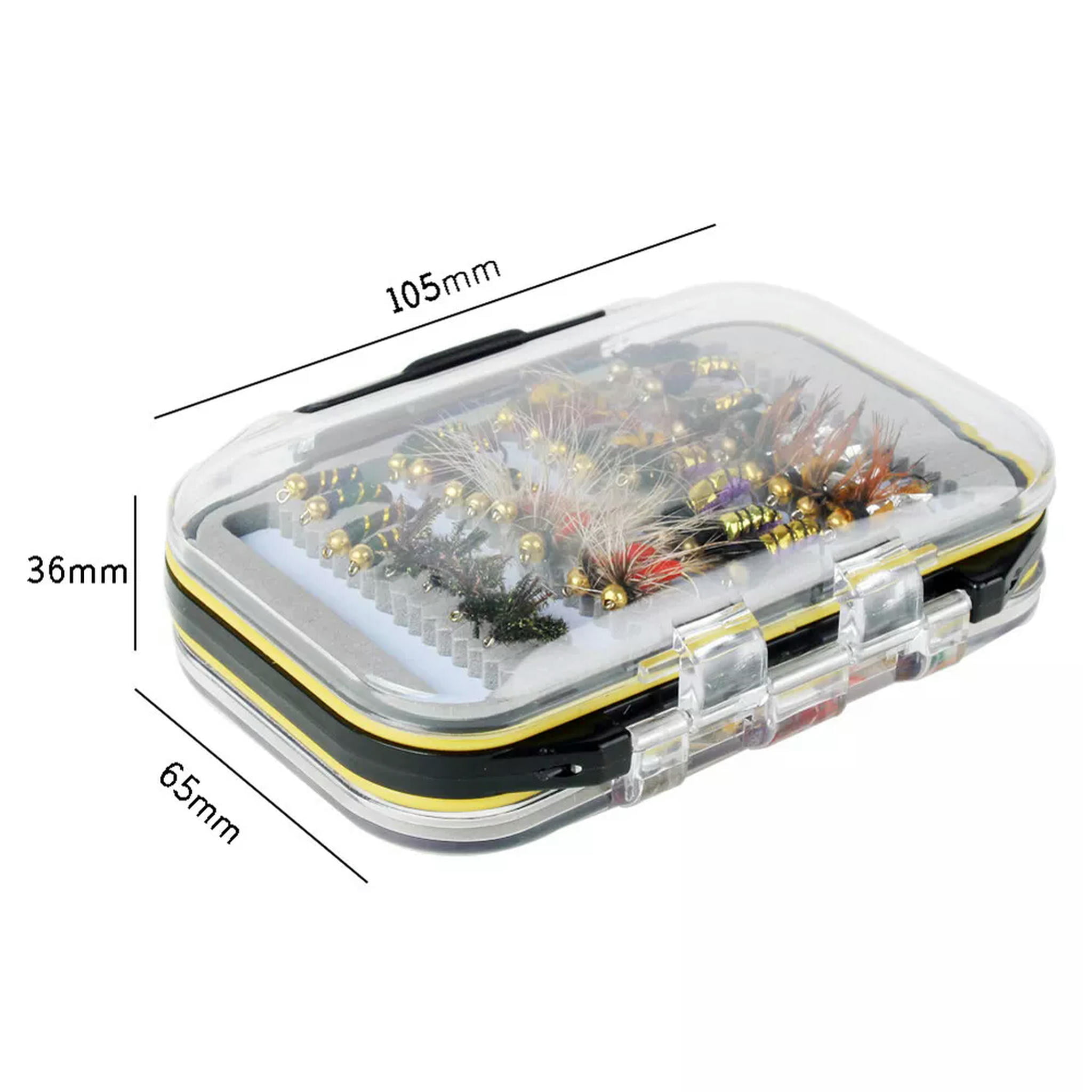 BLOPQ 40pcs/Box Trout Fly Fishing Flies Kit Dry Wet Flies Fishing Lures ...