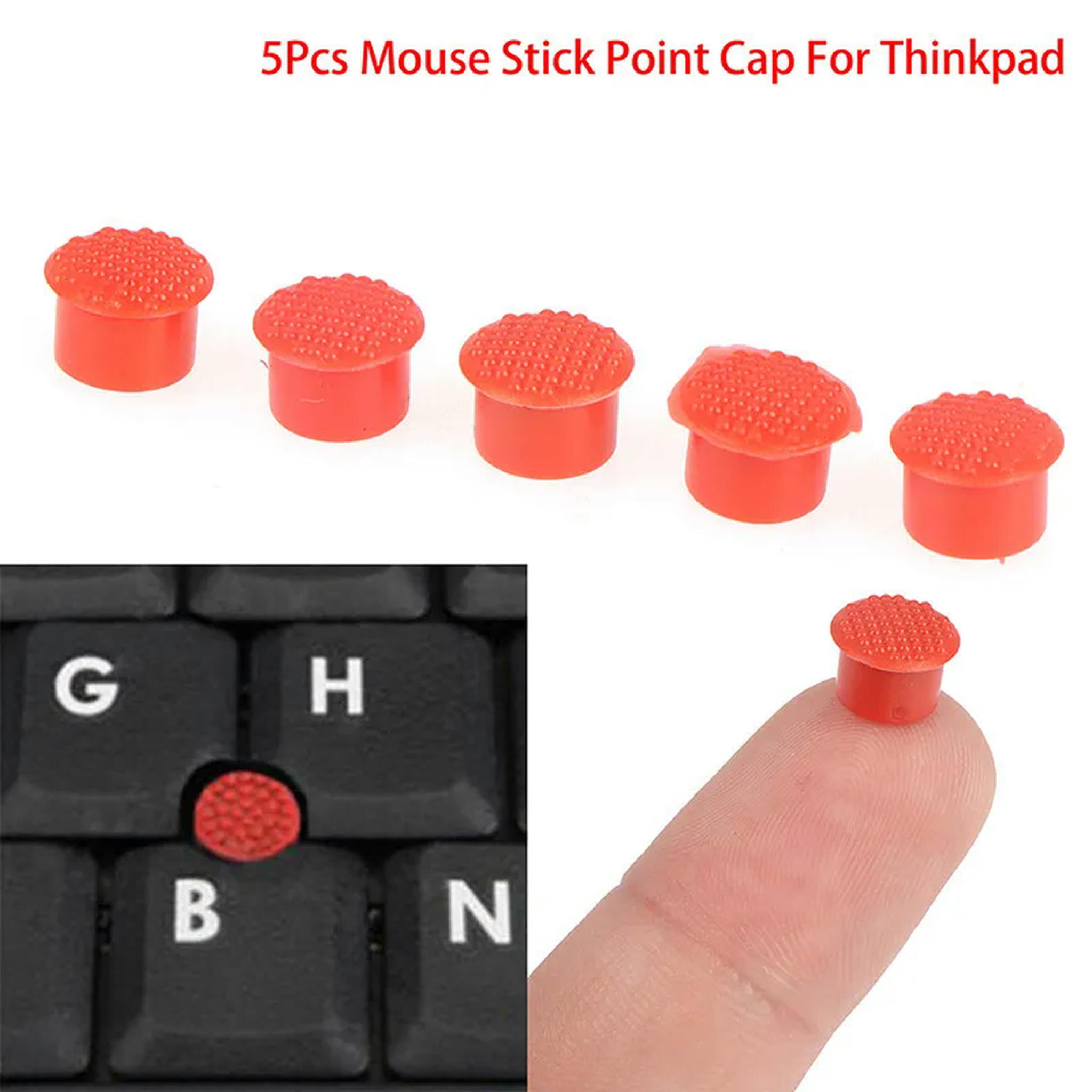 BLOPQ 5Pcs Laptop Keyboard Trackpoint Pointer Mouse Stick Point Cap For Thinkpad-default ...