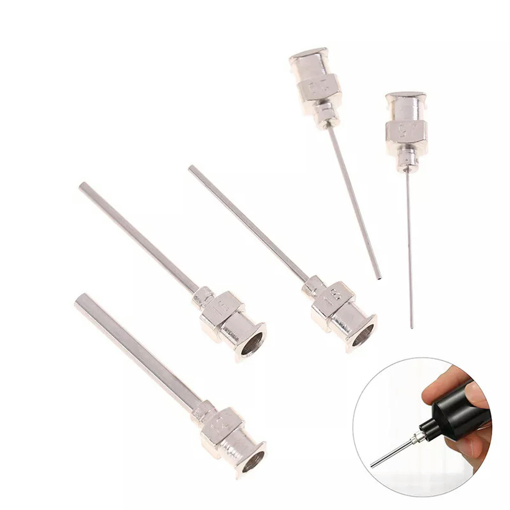 BLOPQ 5Pcs Needle Blunt Tip Stainless Steel Syringe Dispenser Needles ...