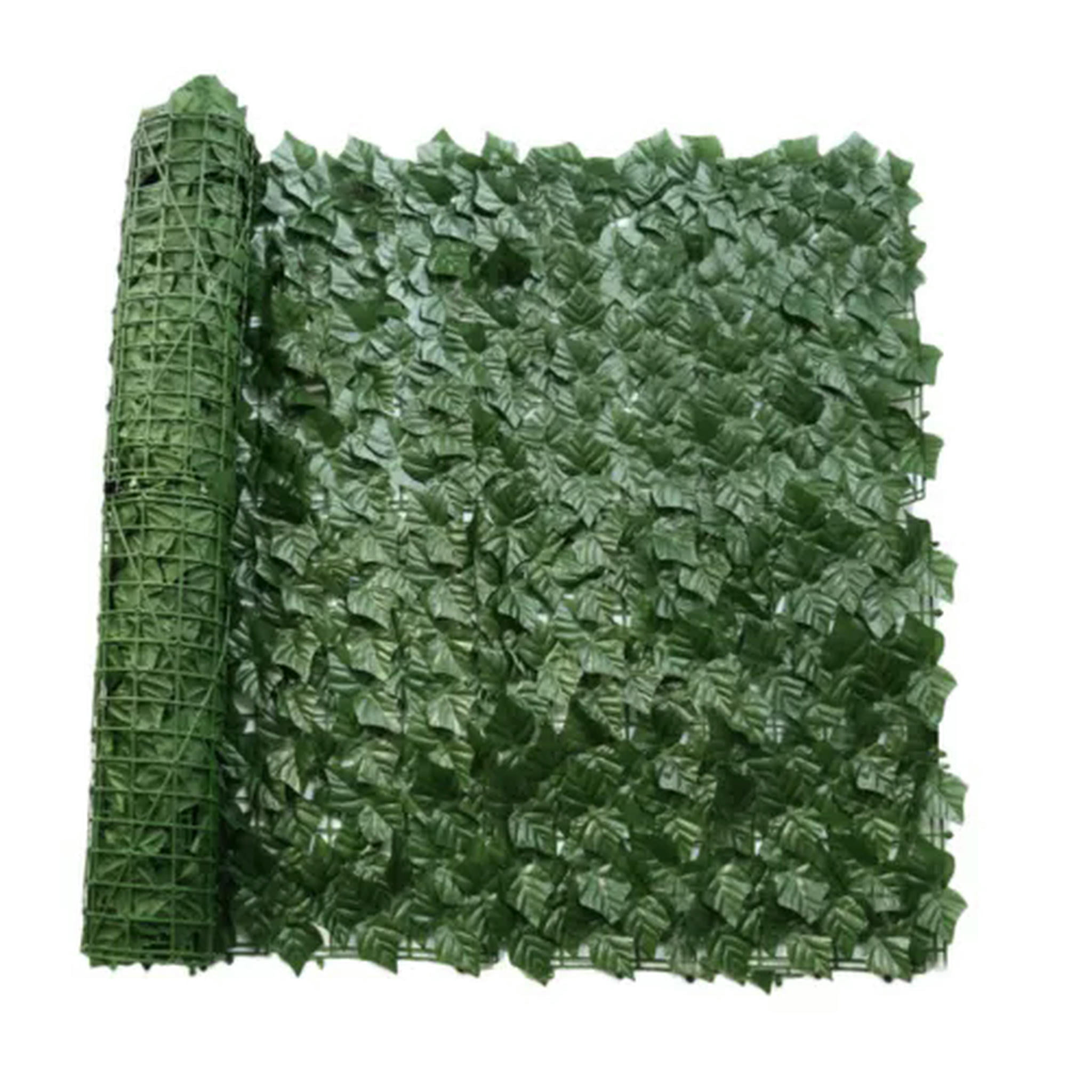 BLOPQ Artificial Hedge Fake Ivy Leaf Garden Fence Privacy Screening ...