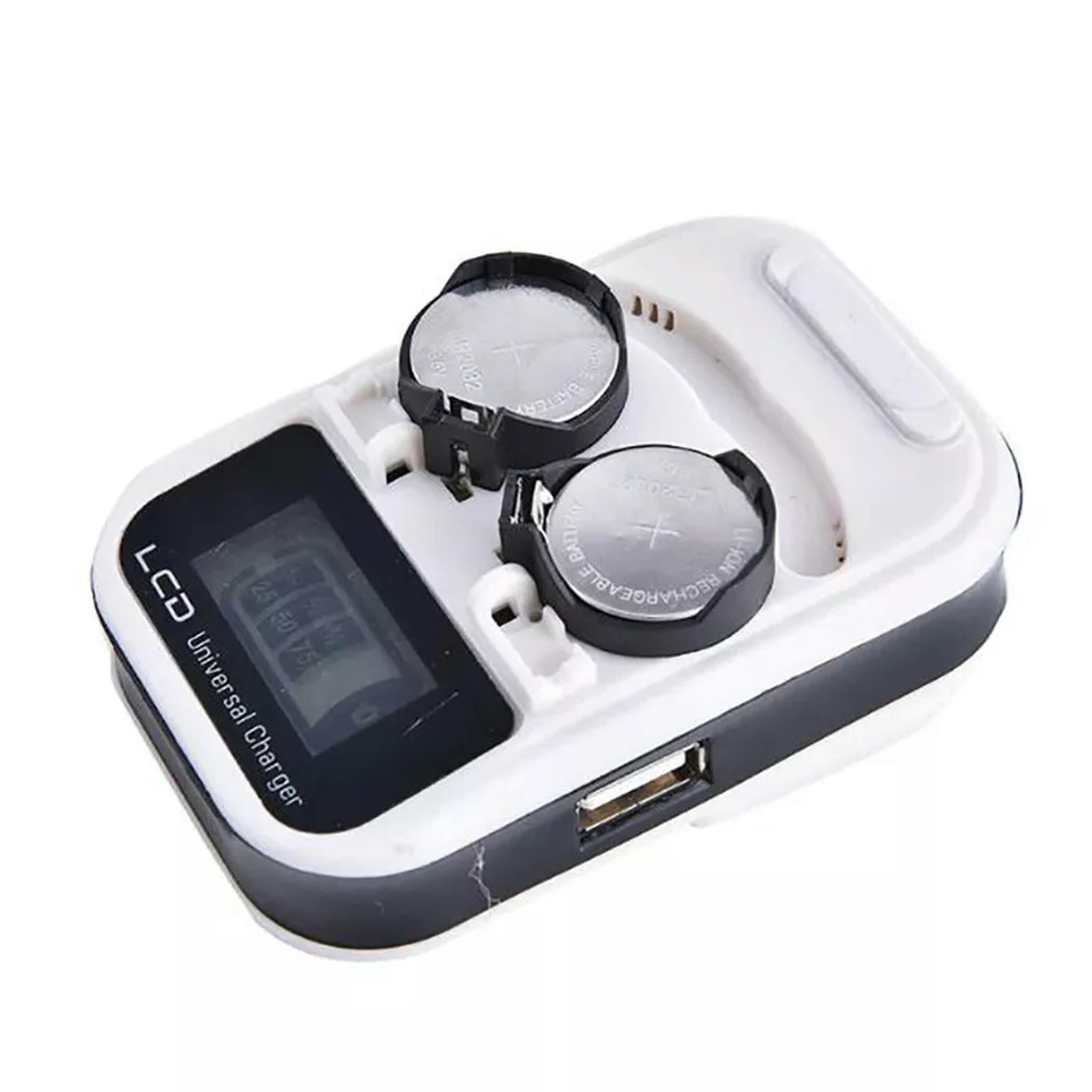 BLOPQ Cell 2-Slot Rechargeable Lithium Button Cell Coin Battery Charger ...