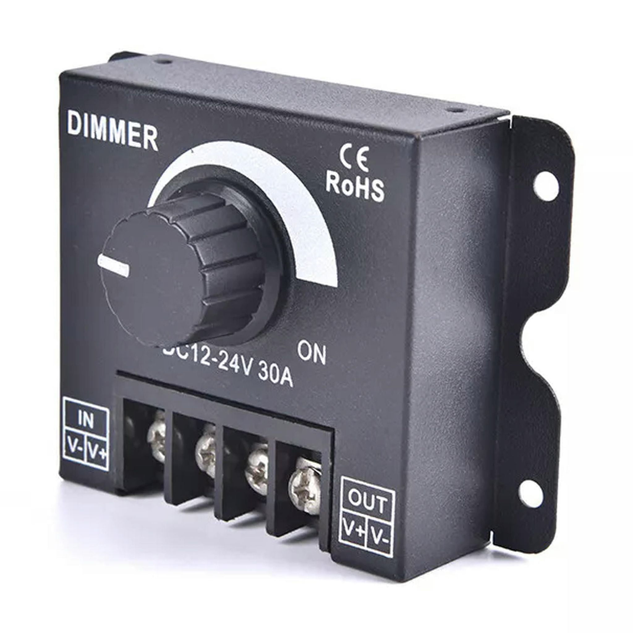BLOPQ DC 12V 24V LED Dimmer Switch 30A 360W Voltage Regulator ...