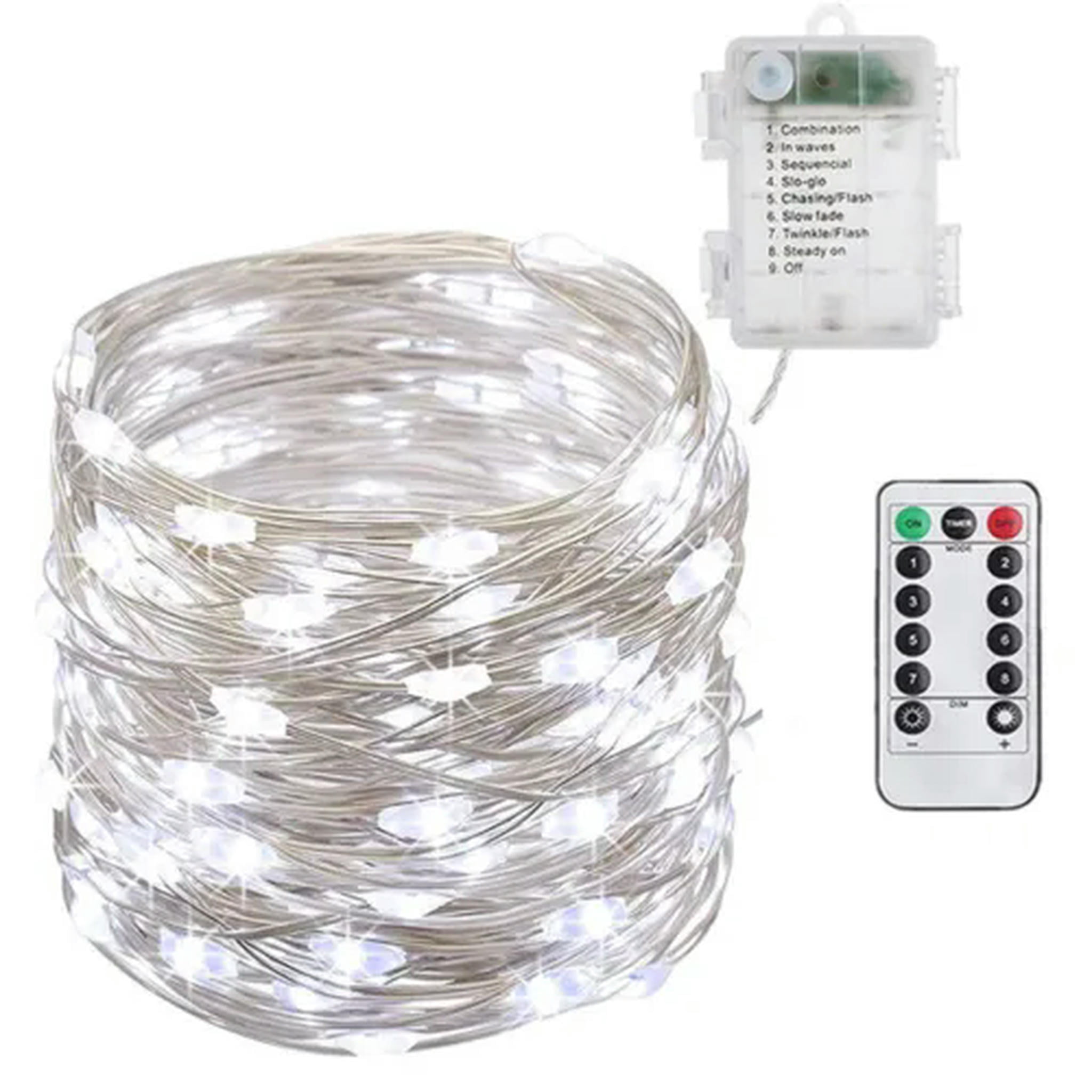 BLOPQ Fairy String Lights Micro Rice Copper Wire Xmas Light LED 100M ...