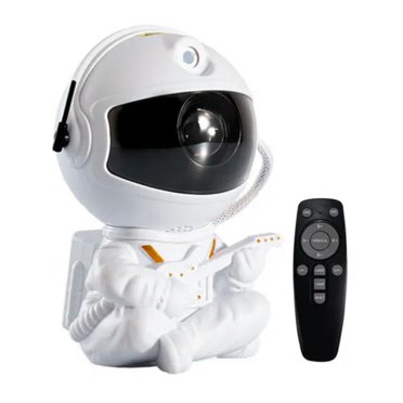 SUMKEA Aurora Light Projector, Space-man with Moon Base, White ...