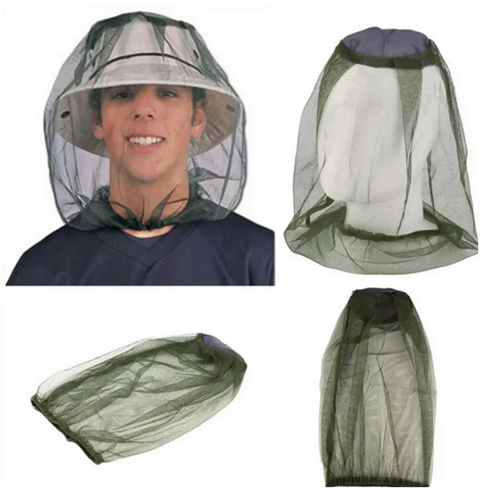 BLOPQ MOSQUITO MOSI INSECT MIDGE BUG MESH HEAD NET FACE PROTECTOR ...
