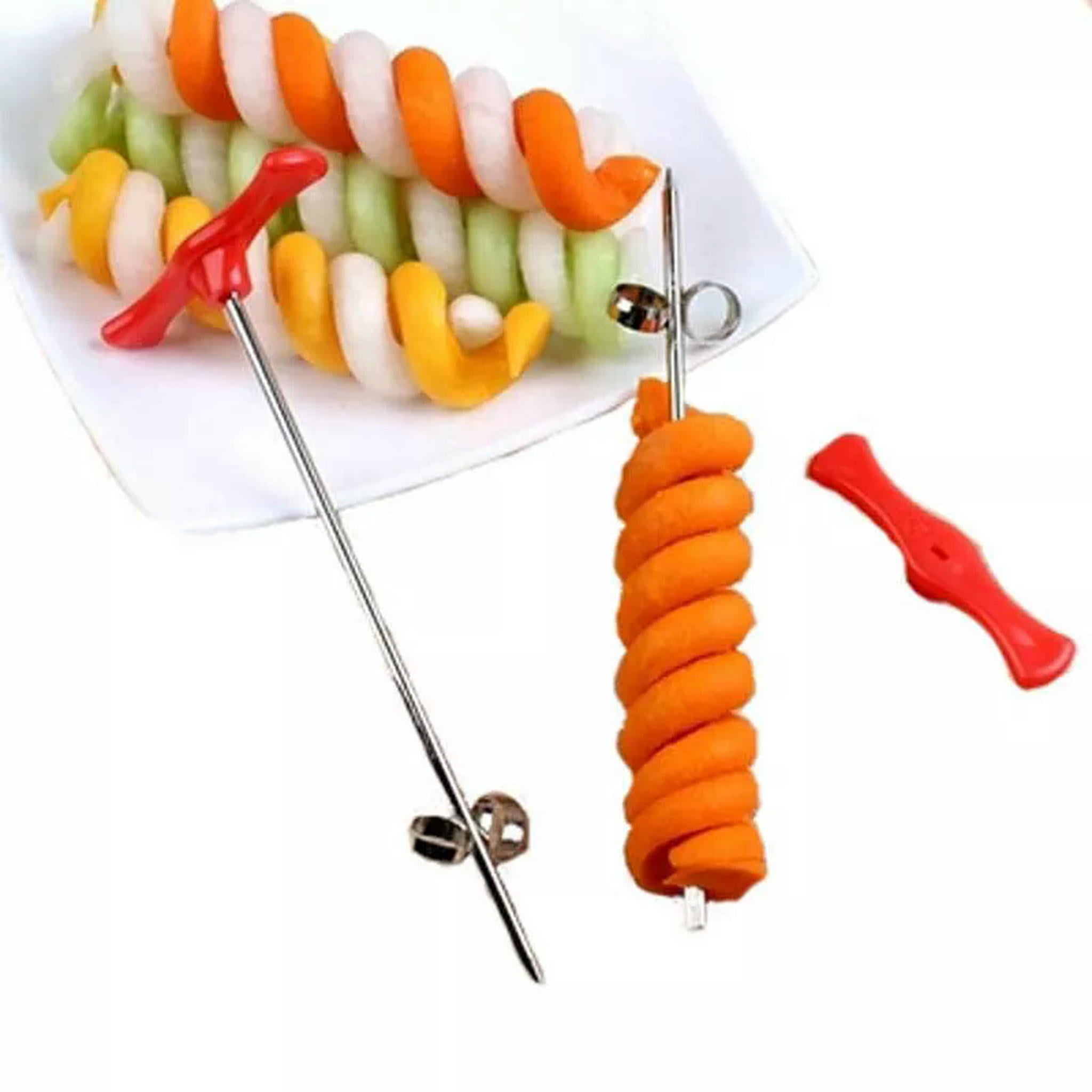BLOPQ Manual Magic Roller Spiral Slicer Radish Potato Spiral Cutter ...