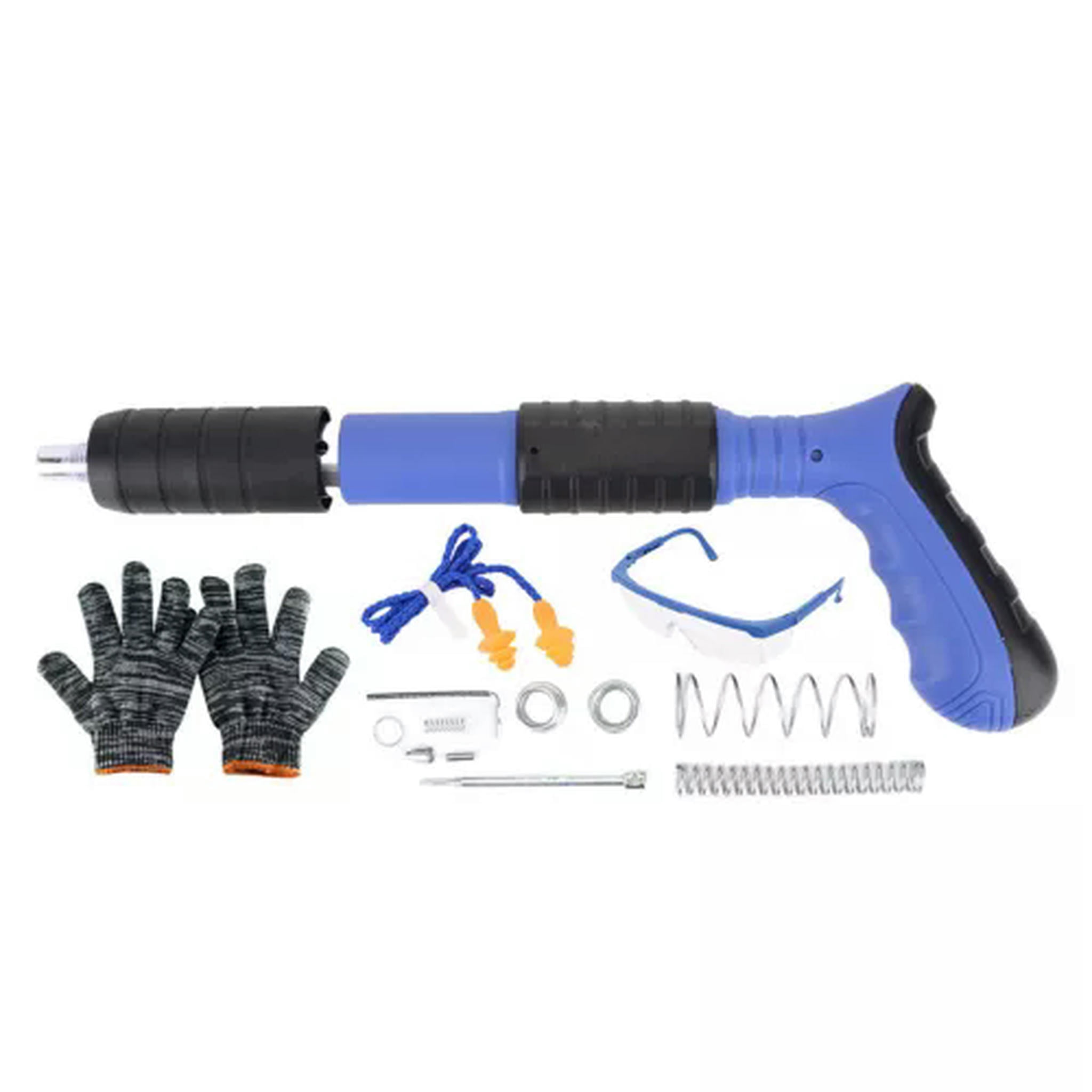 BLOPQ Mini Nail Gun Adjustable Air Nailer Machine with Nails Wall ...
