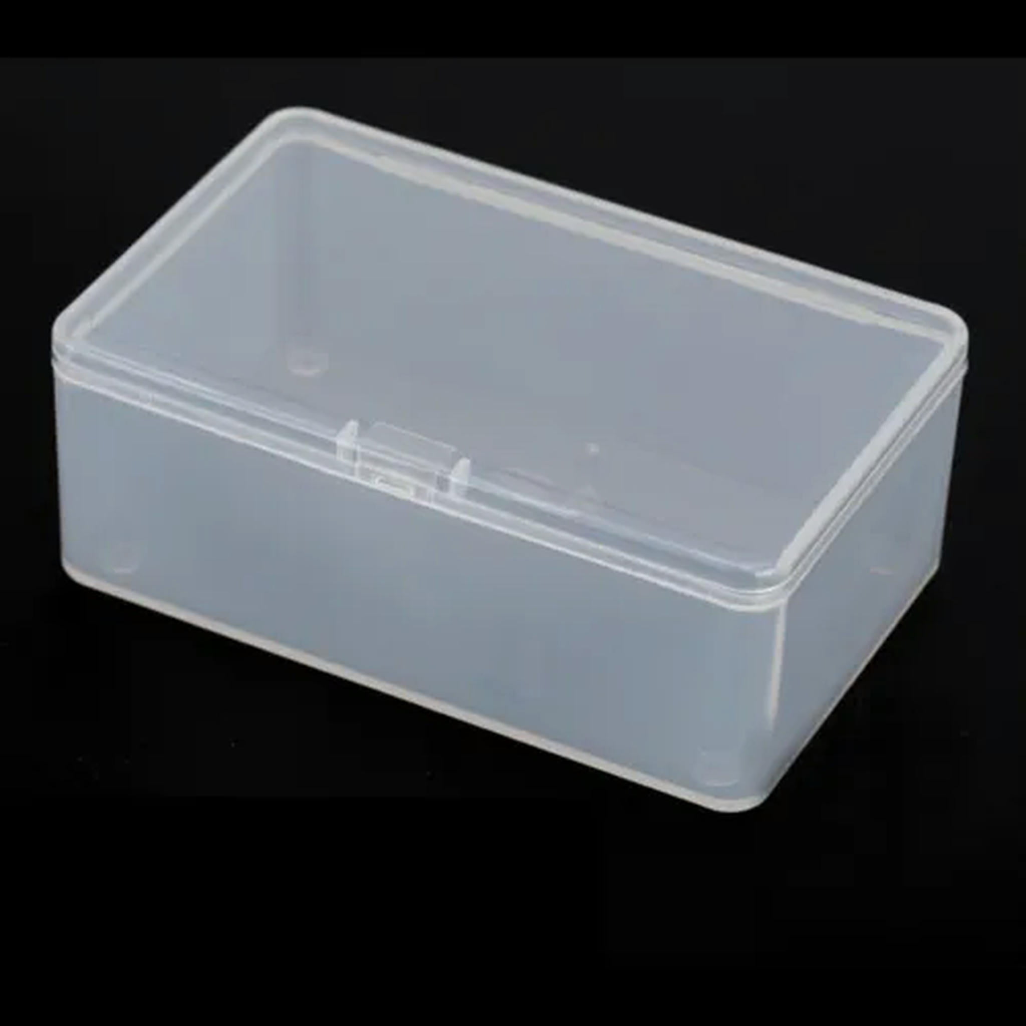 BLOPQ Plastic Clear Transparent With Lid Storage Box Collection ...