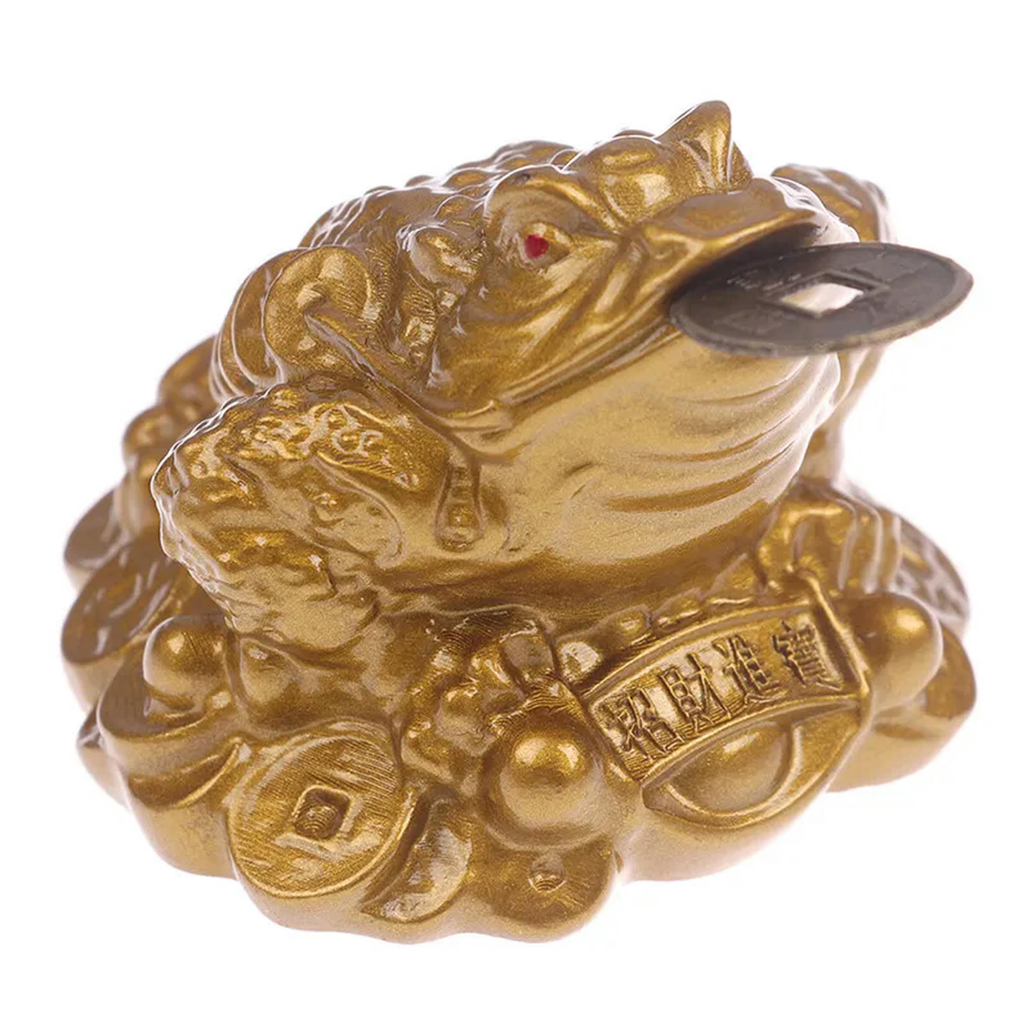 BLOPQ Wealth Golden Frog Toad Coin Chinese Fortune Frog Feng Shui Toad ...